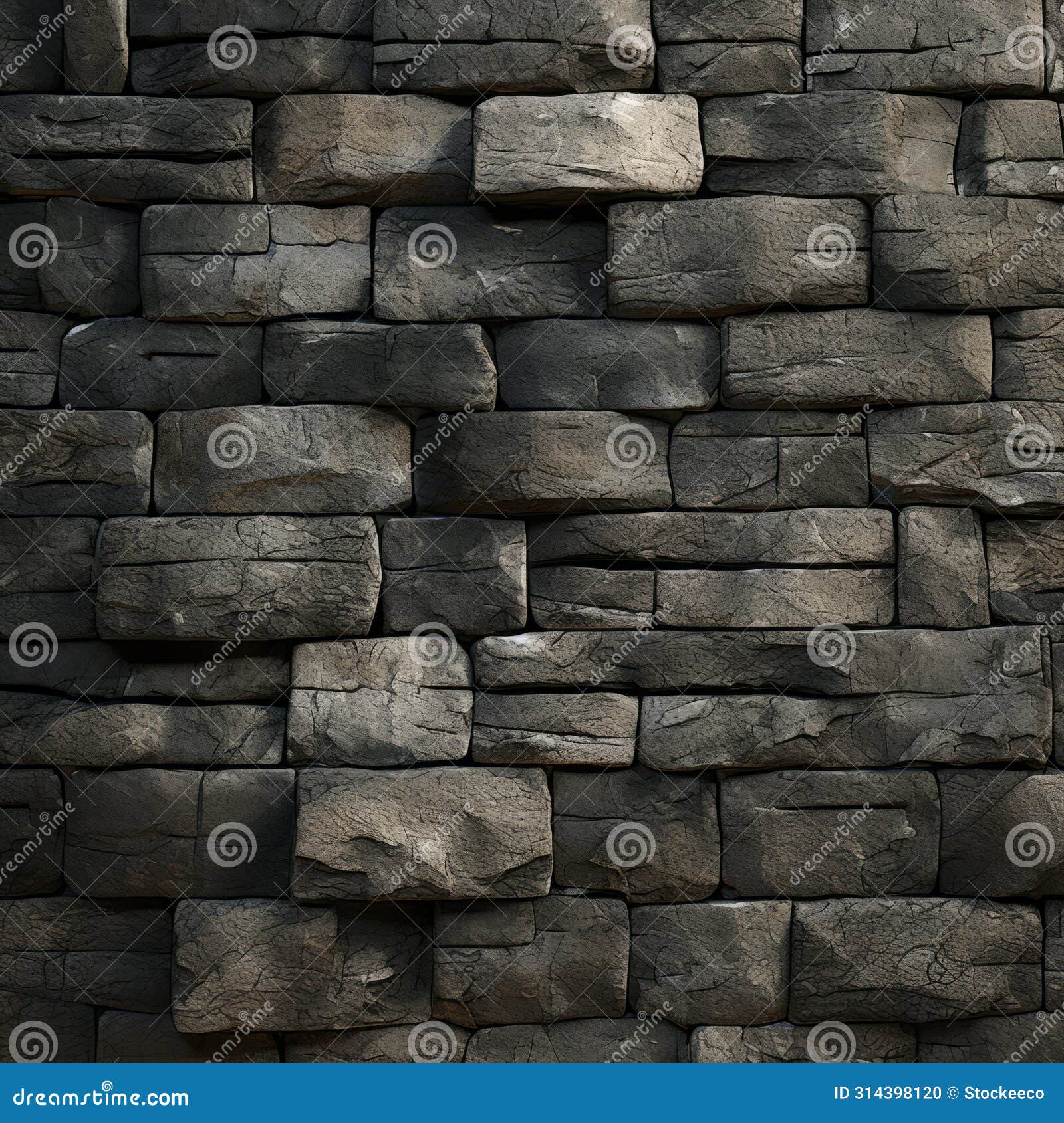 Ultra Realistic Medieval Stacked Stone Texture - 3d Render Stock ...