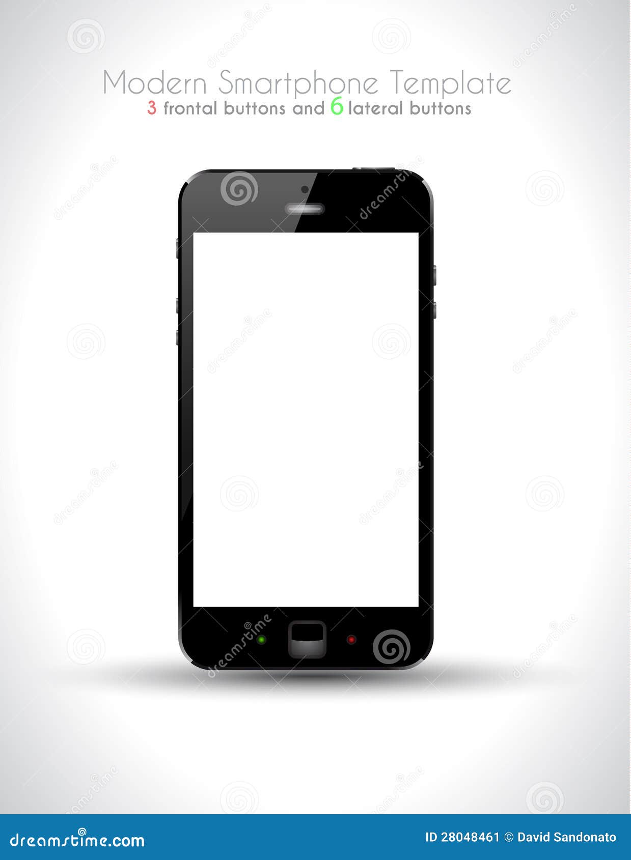 Ultra Realistic Modern Touch Smartphone Stock Illustration ...