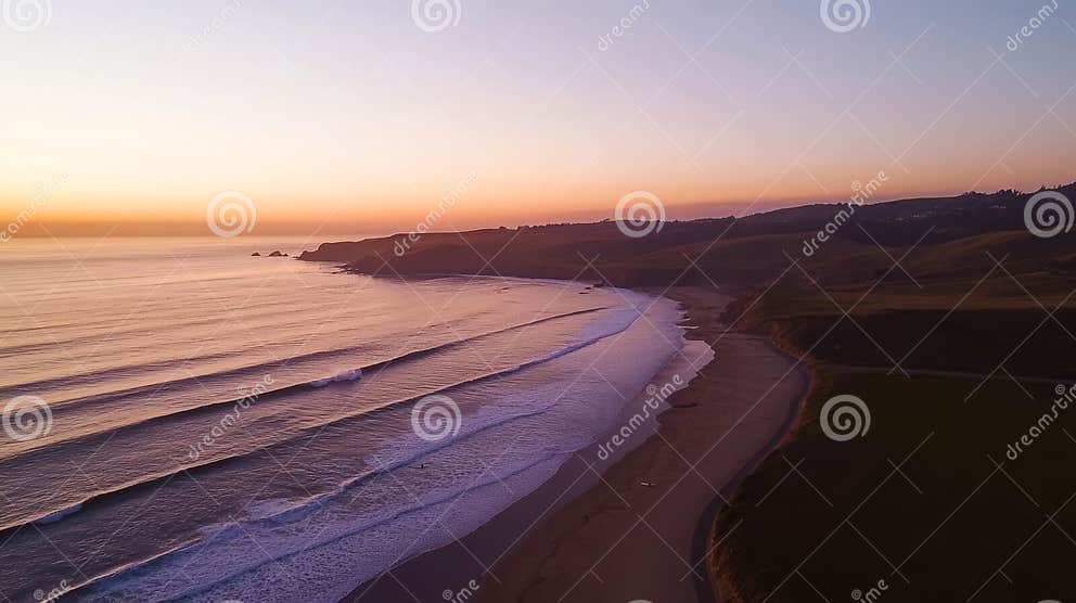 Ultra-realistic Ocean Waves Featuring Textures and Dimming Light Stock ...