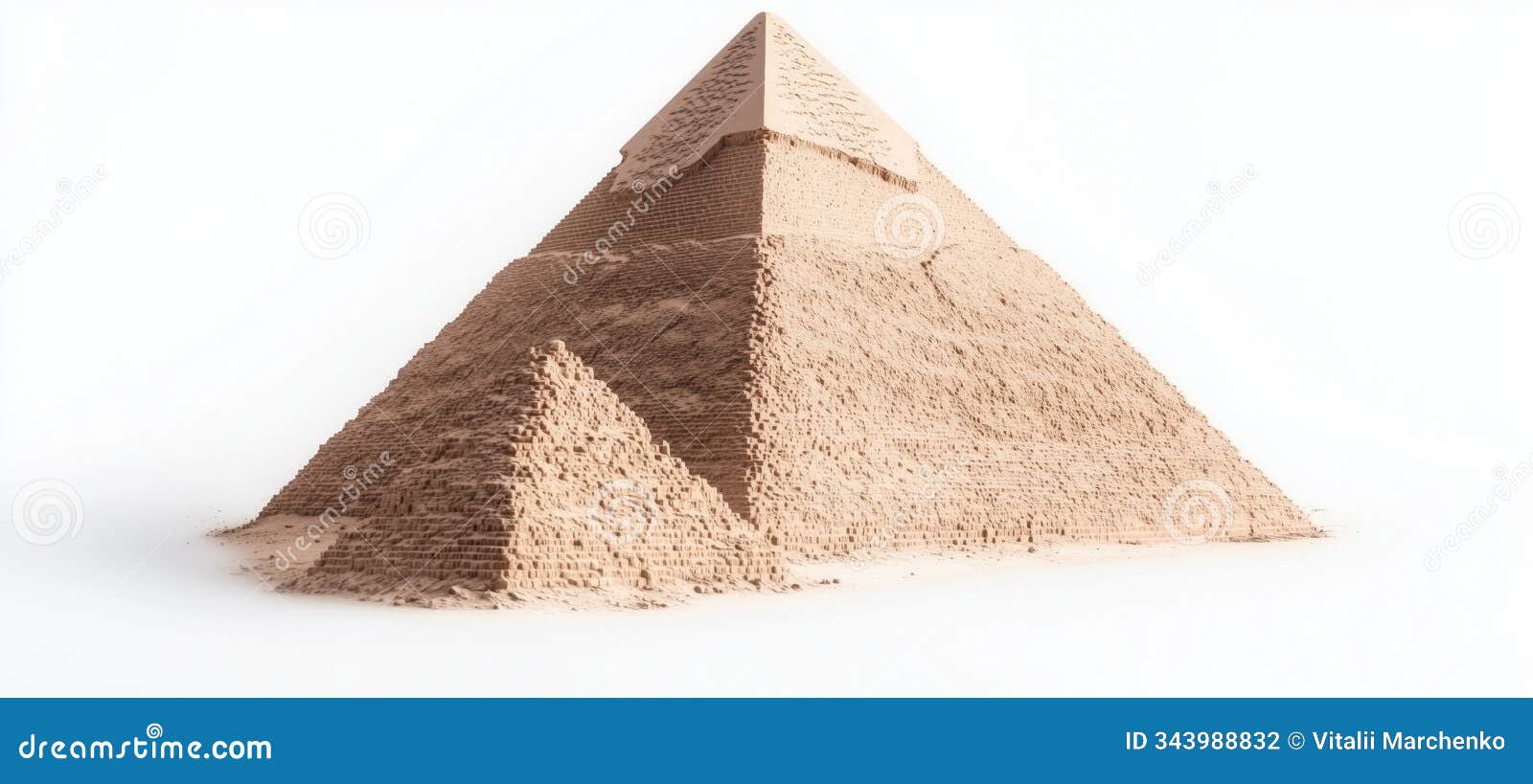 Ultra Realistic Representation of the Great Pyramid in Minimalist ...