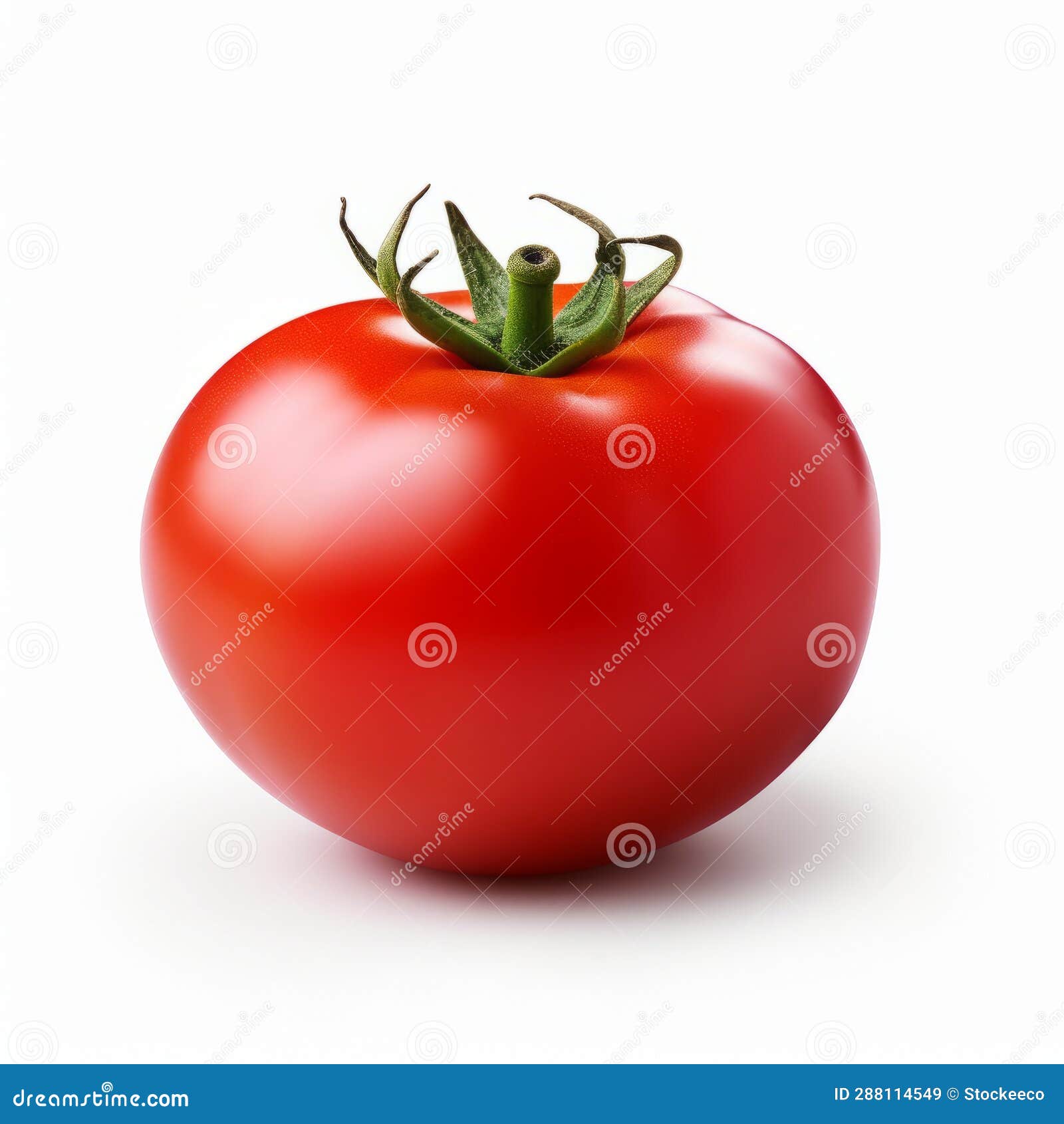 Ultra Realistic Tomato on White Background - High Resolution Uhd Image ...