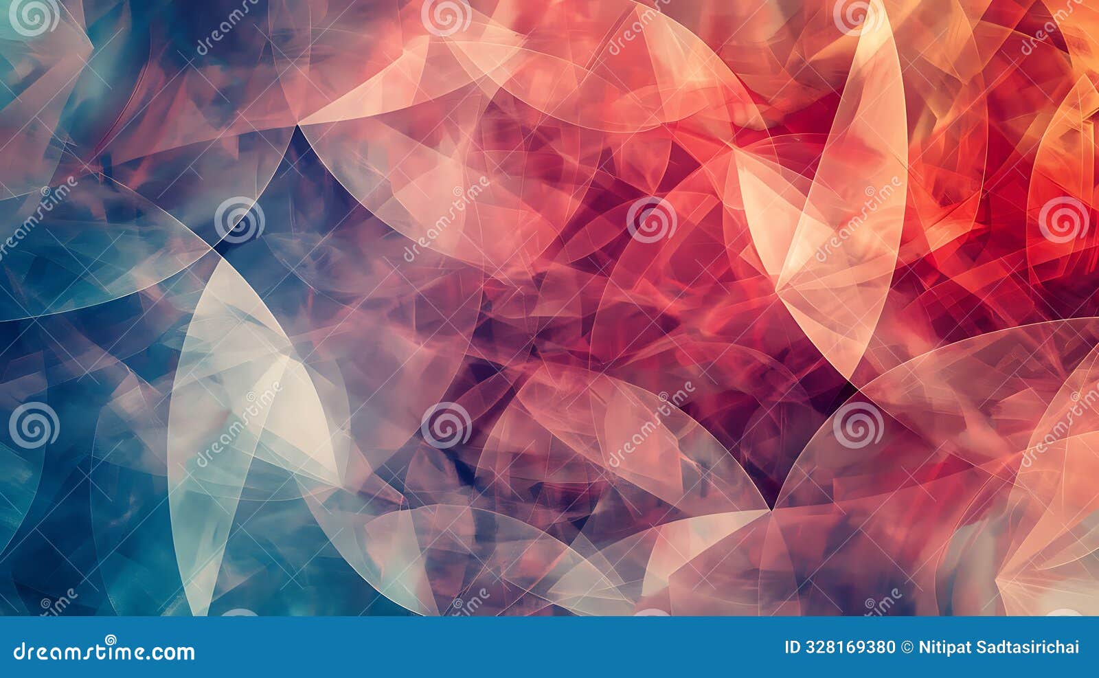 Ultra-sharp Geometric Pattern, Overlapping Translucent Shapes, Subtle ...