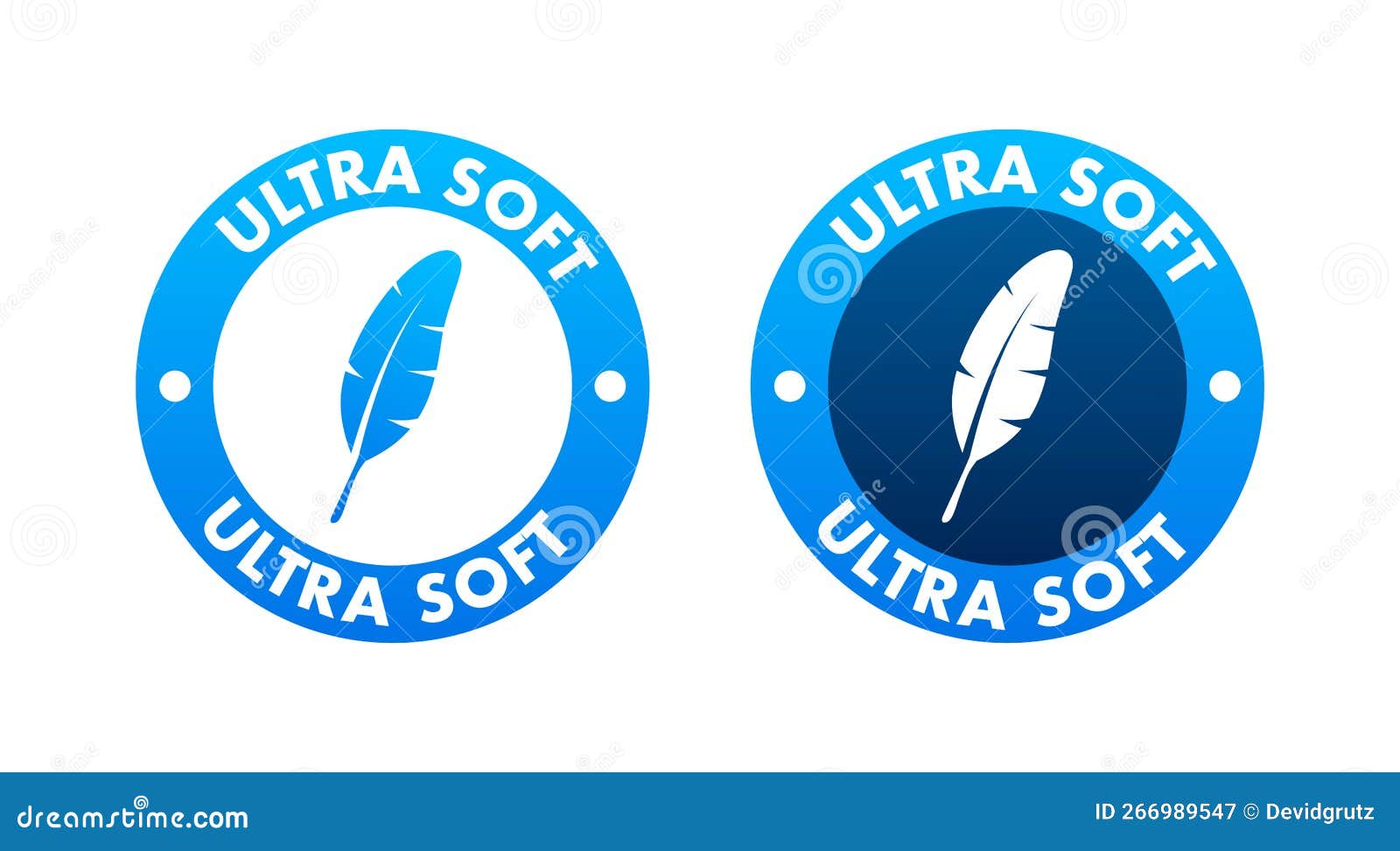 Ultra Soft Icon. Bird Feather. Vector Stock Illustration. Stock Vector ...