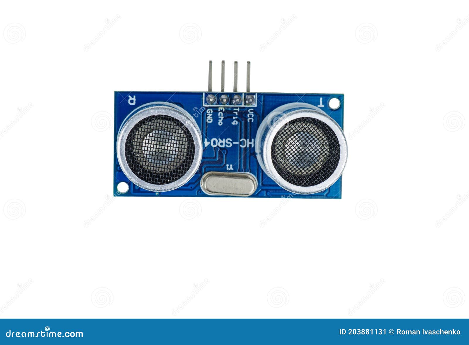 Ultra Sonic Sensor On A White Background Stock Image | CartoonDealer ...