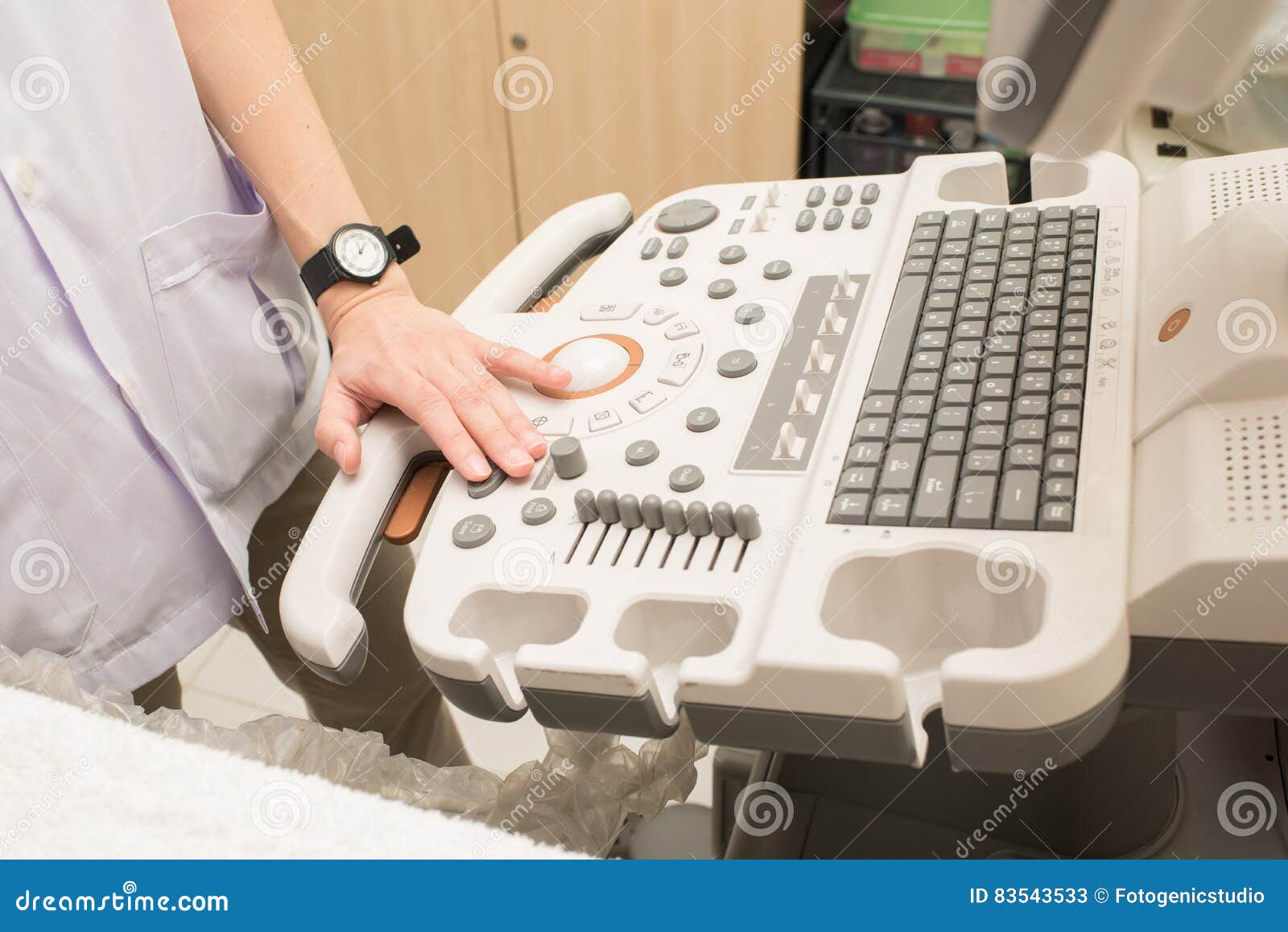 Ultra Sound Check Up at Hospital Stock Image - Image of drug, people ...