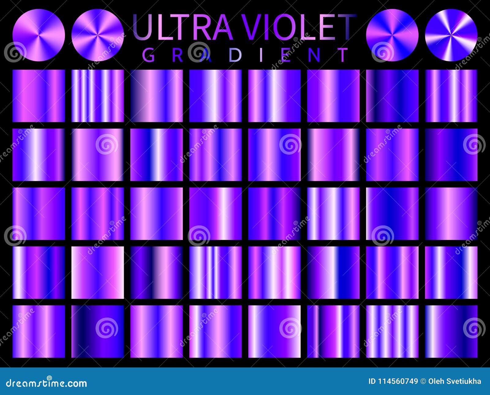 Ultra Violet Background Texture Vector Icon Seamless Pattern. Light ...