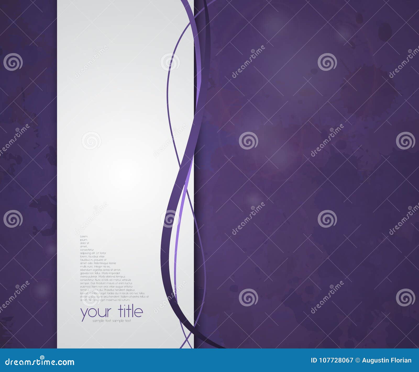 Ultra violet card template stock illustration. Illustration of text ...