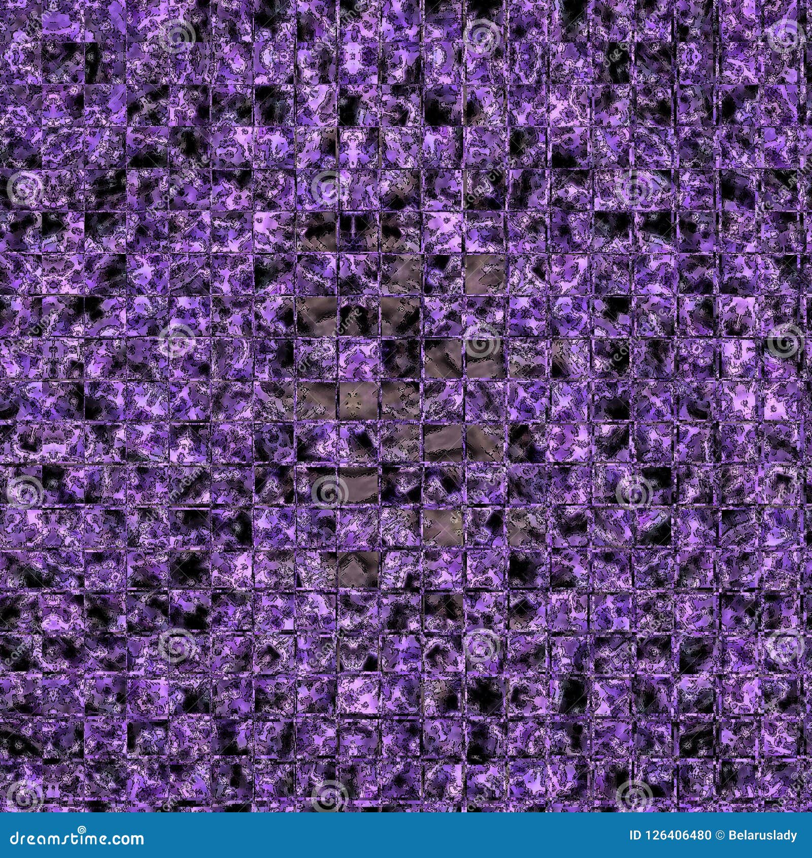 Ultra Violet Squares Irregular Background Stock Illustration ...