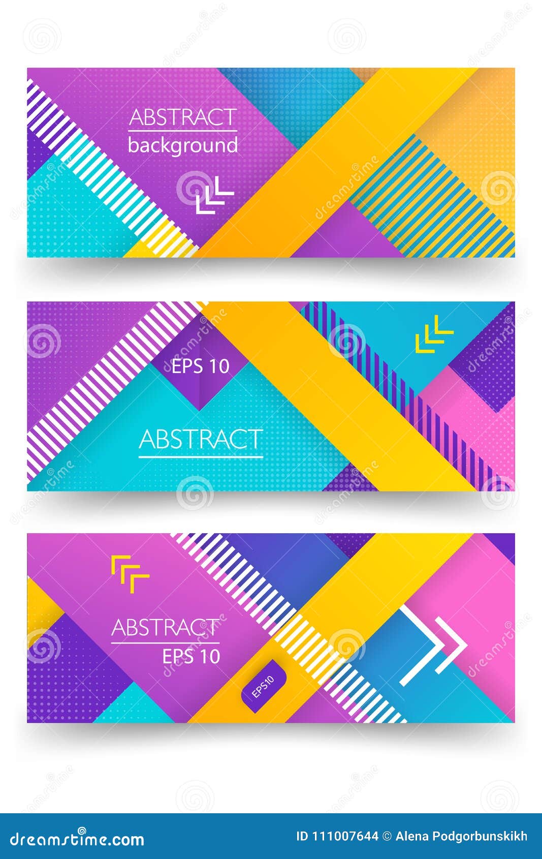 Ultra Violet Vector Abstract Banner with Linear Design Background and ...