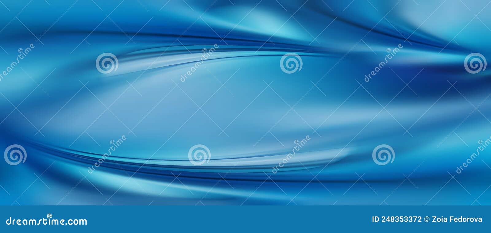 Ultra Wide Abstract Blue Background Stock Illustration - Illustration ...