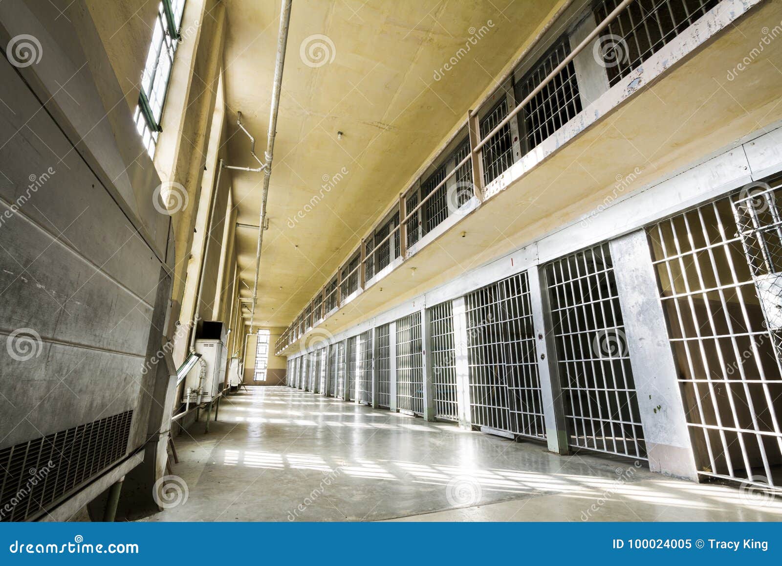 Ultra wide prison stock image. Image of illegal, isolation - 100024005