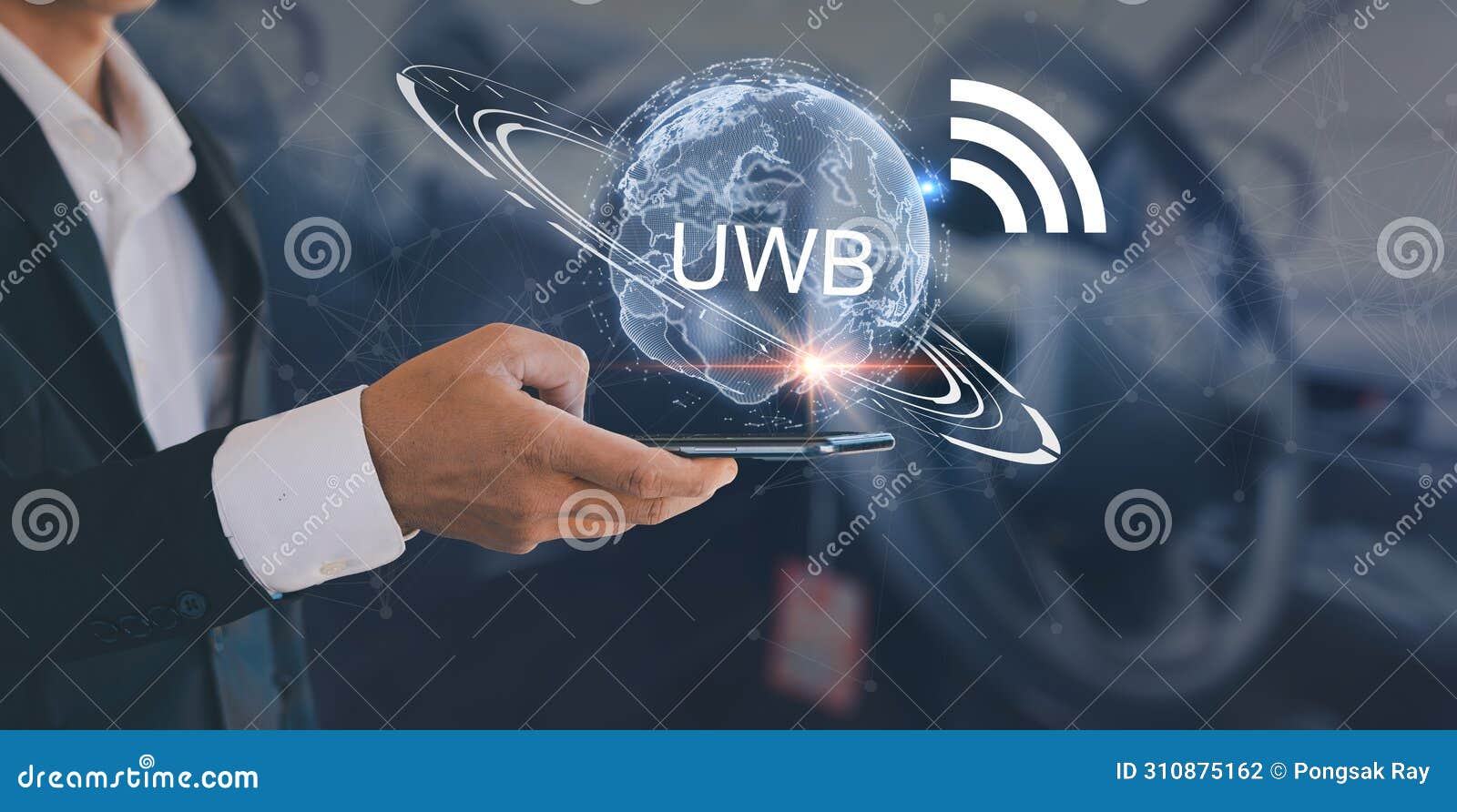 Ultra Wideband Technology High-frequency Broadband RF Technology, Close ...