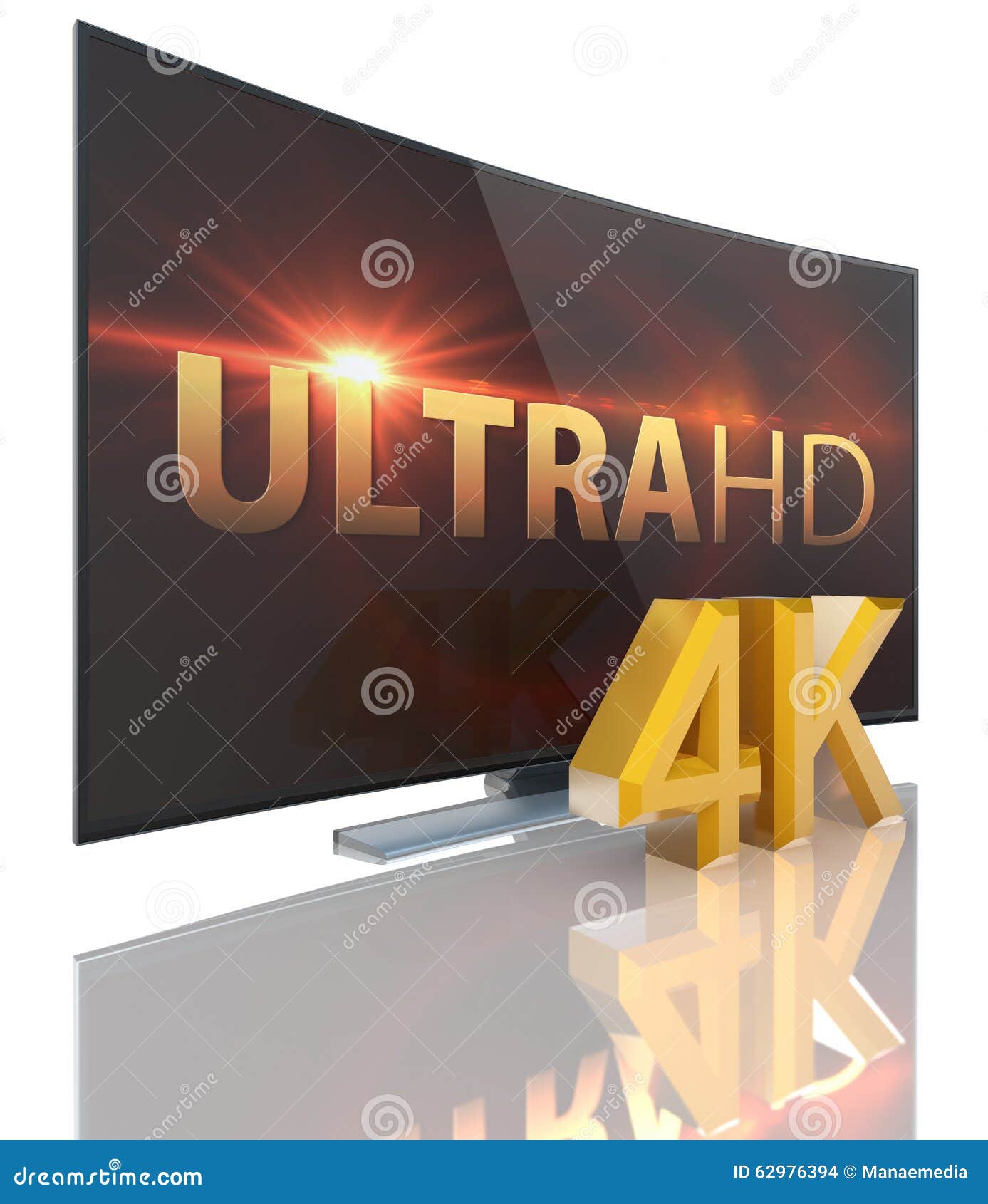 8K UltraHD Curved TV Royalty-Free Illustration | CartoonDealer.com ...