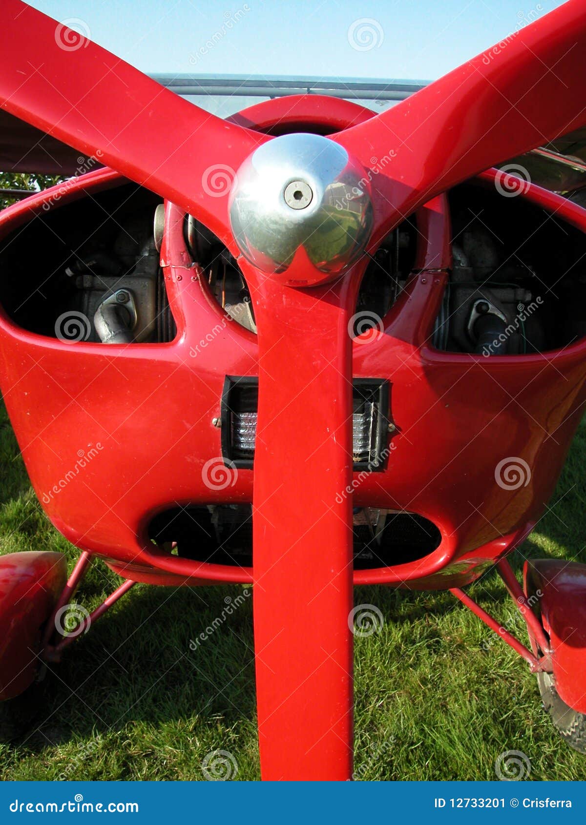 Ultralight airplane stock image. Image of wind, airfield - 12733201