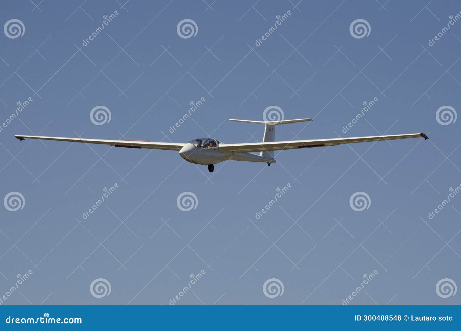 Ultralight Glider with Blue Sky Background Stock Photo - Image of ...