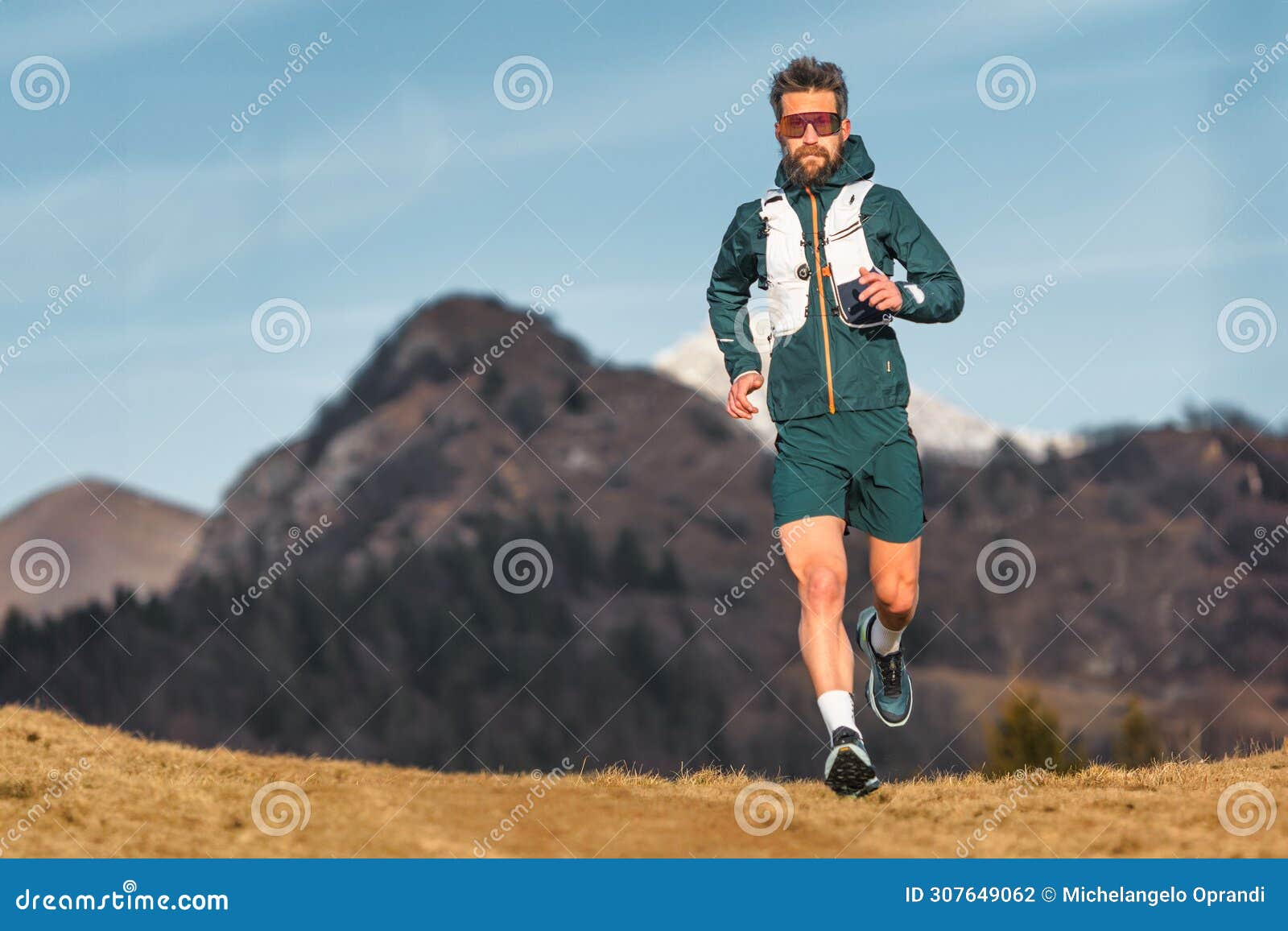Ultramarathon Man Runner during a Workout Stock Photo - Image of ...