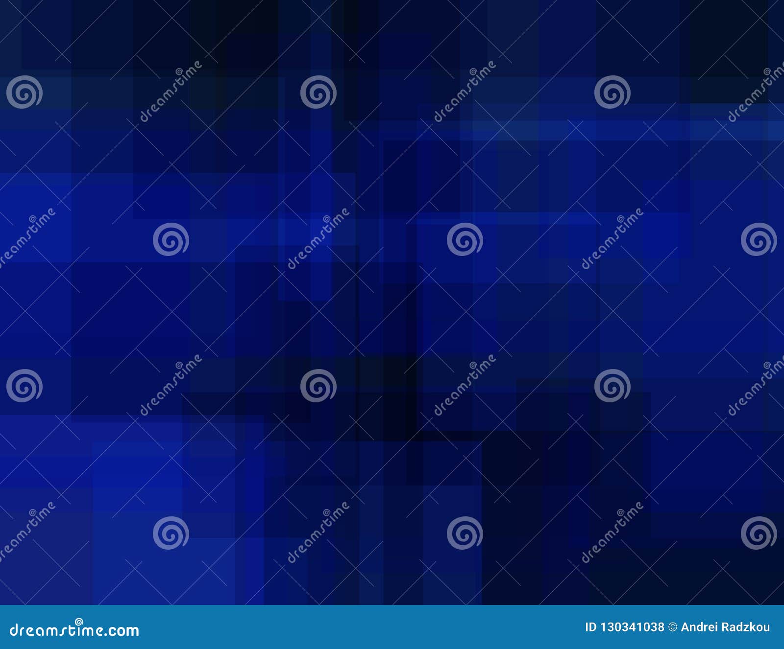 Ultramarine Background with Rectangles. Dark Blue Pattern Stock Vector ...
