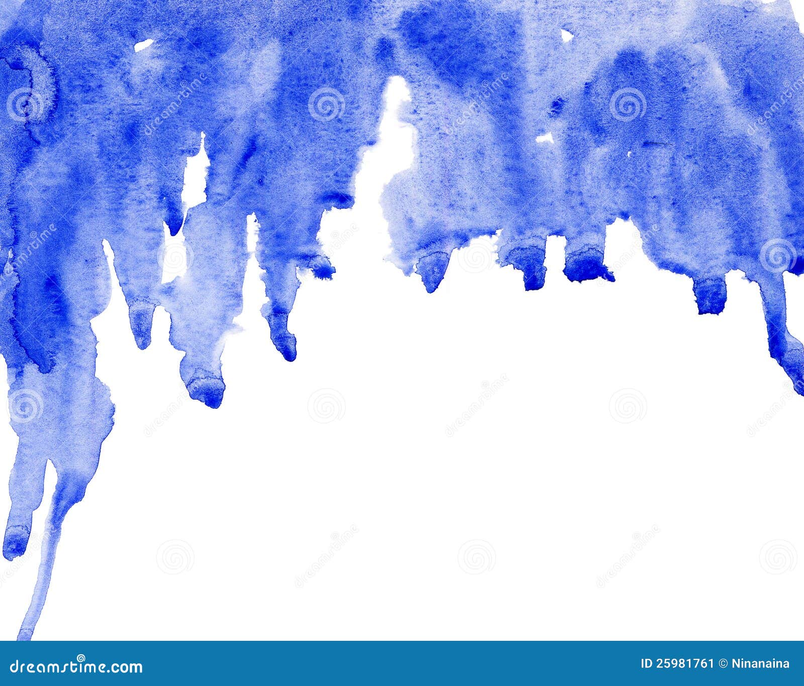 Ultramarine Watercolor Texture Background Stock Photography ...