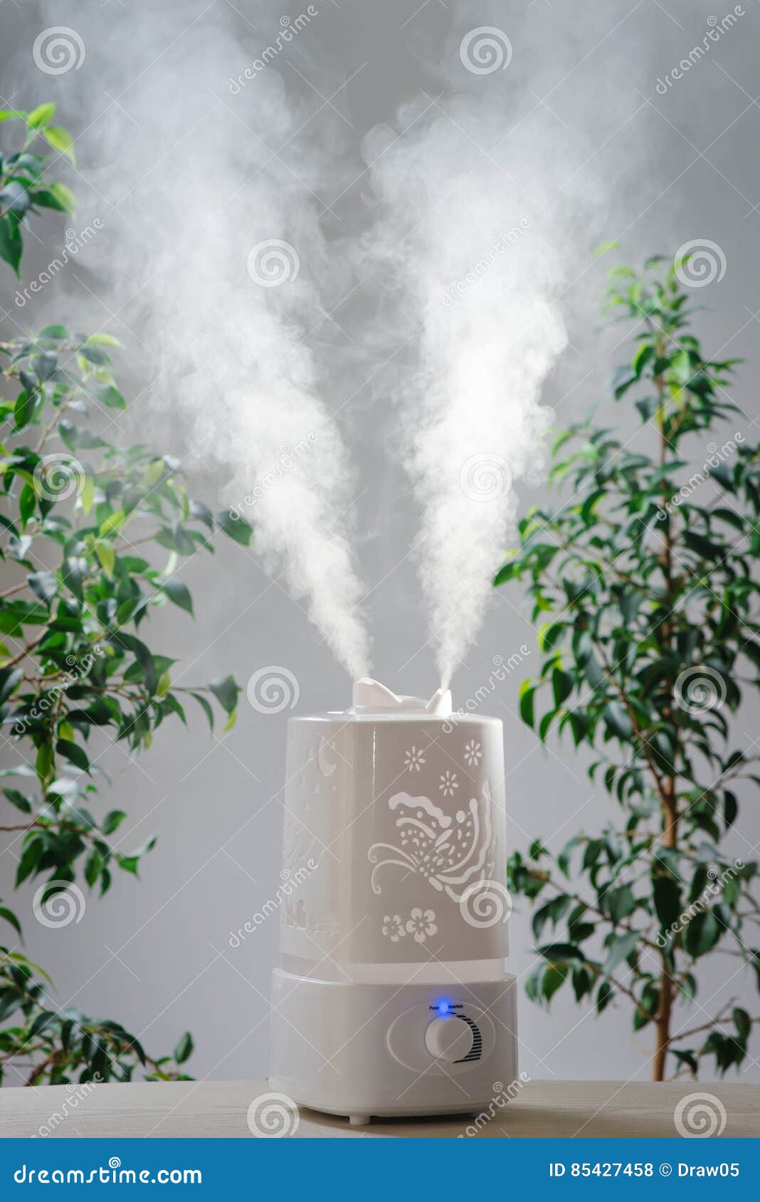 Ultrasonic Humidifier in the House. Humidification Stock Photo - Image ...