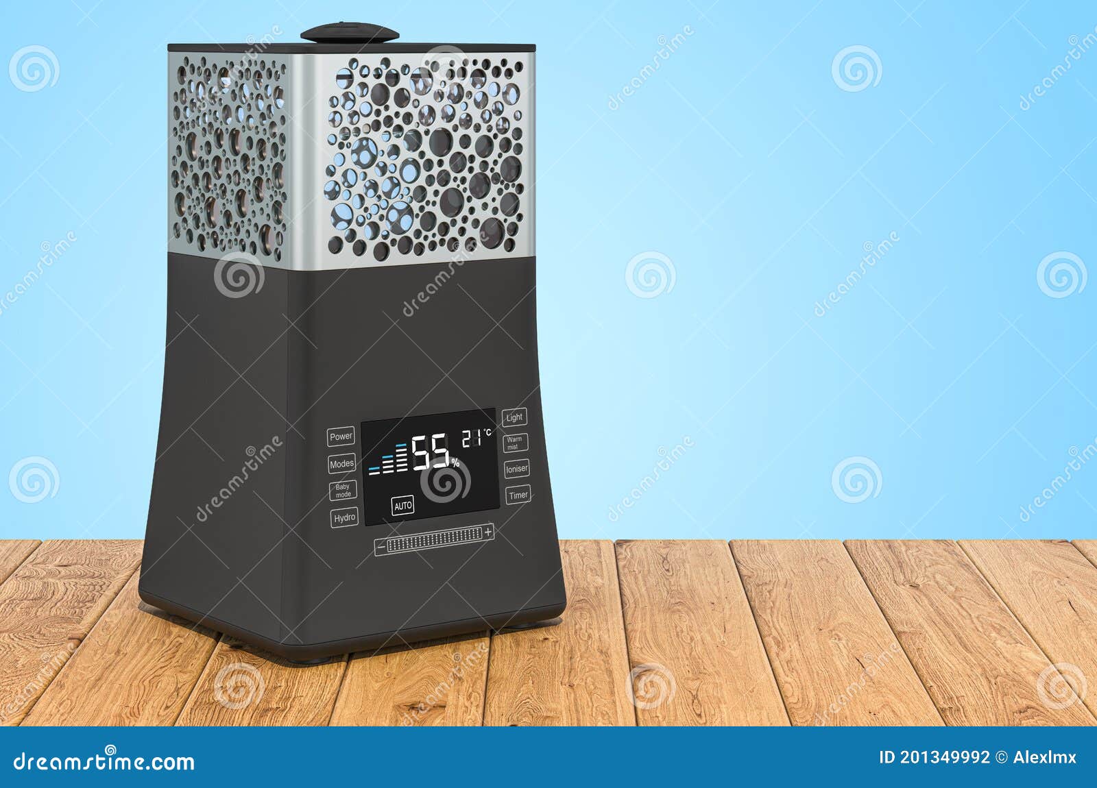 Ultrasonic Humidifier Diffusing Water With Sound Waves Icon Vector ...