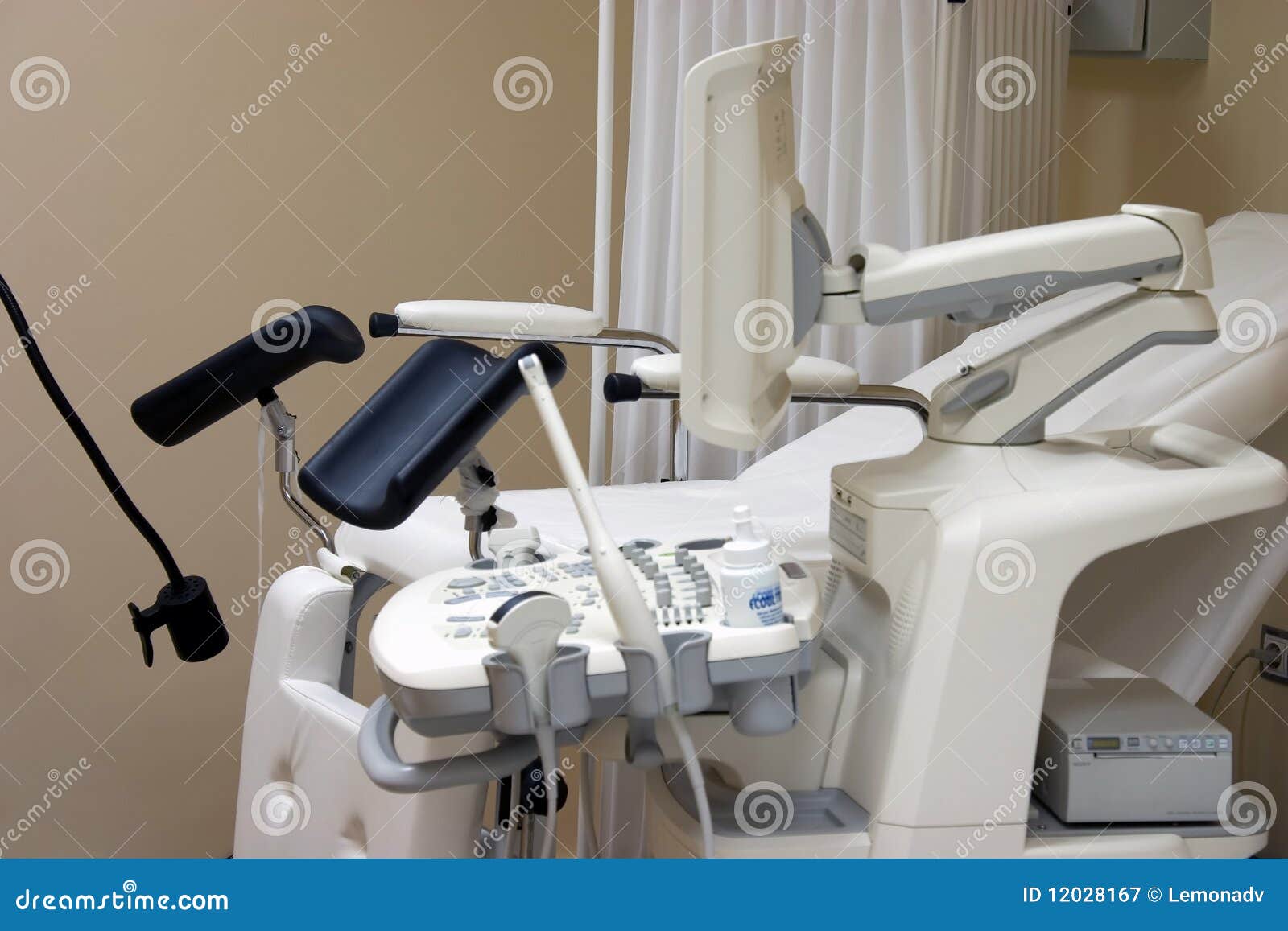 Ultrasonic scan stock image. Image of treatment, echography - 12028167