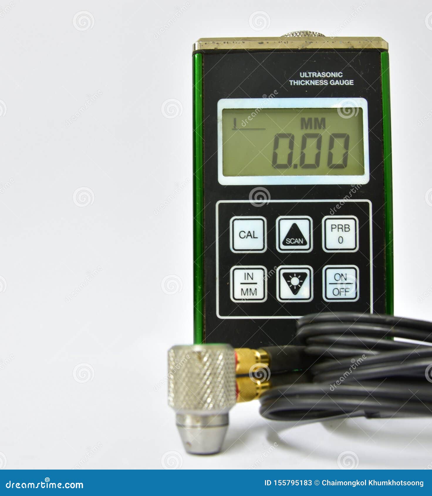 Ultrasonic Thickness Measurement UTM Isolate on White Background Stock ...