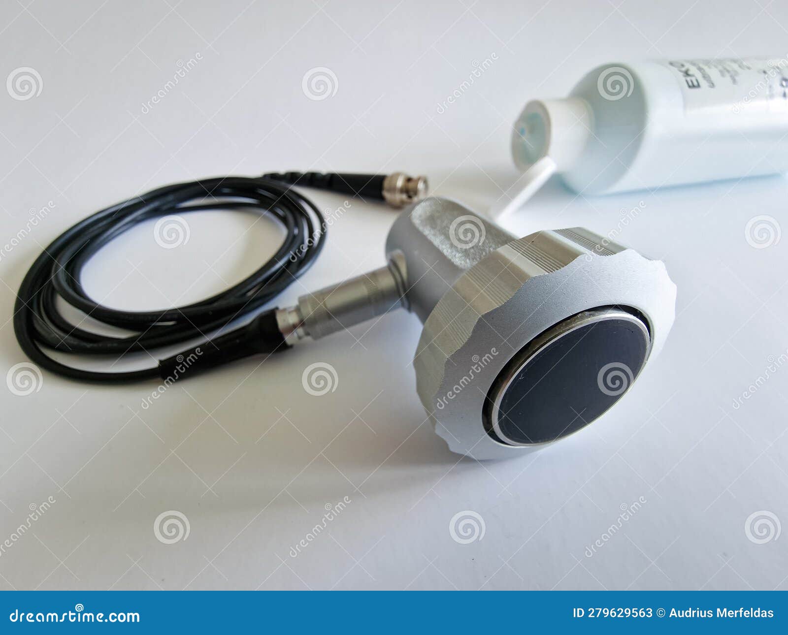 Ultrasonic Transducer for Non Destructive Analysis Stock Image - Image ...