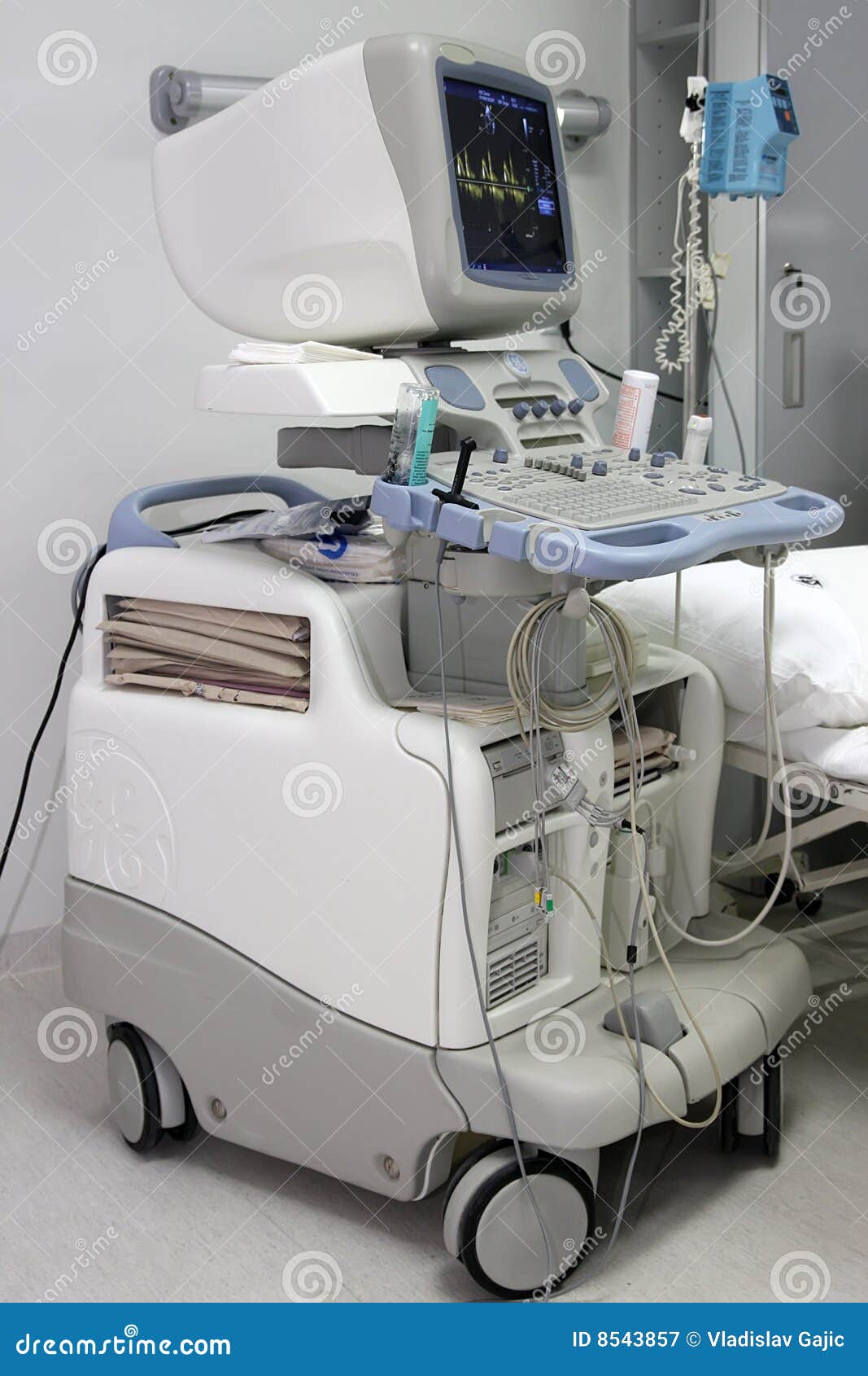 Ultrasound stock image. Image of scaner, ultrasonic, listening - 8543857