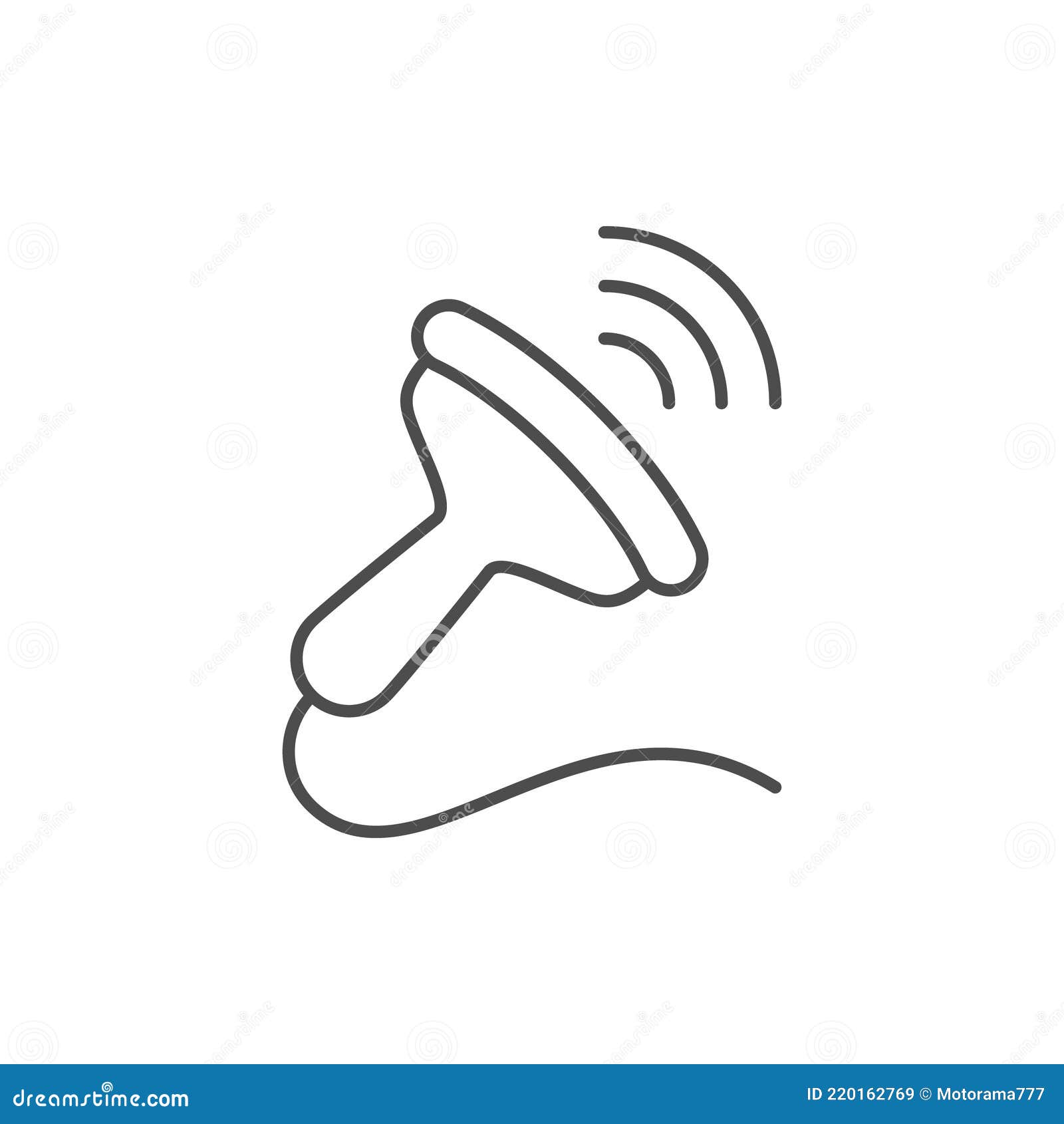Ultrasound Outline Icon. Simple Linear Element Illustration. Isolated ...