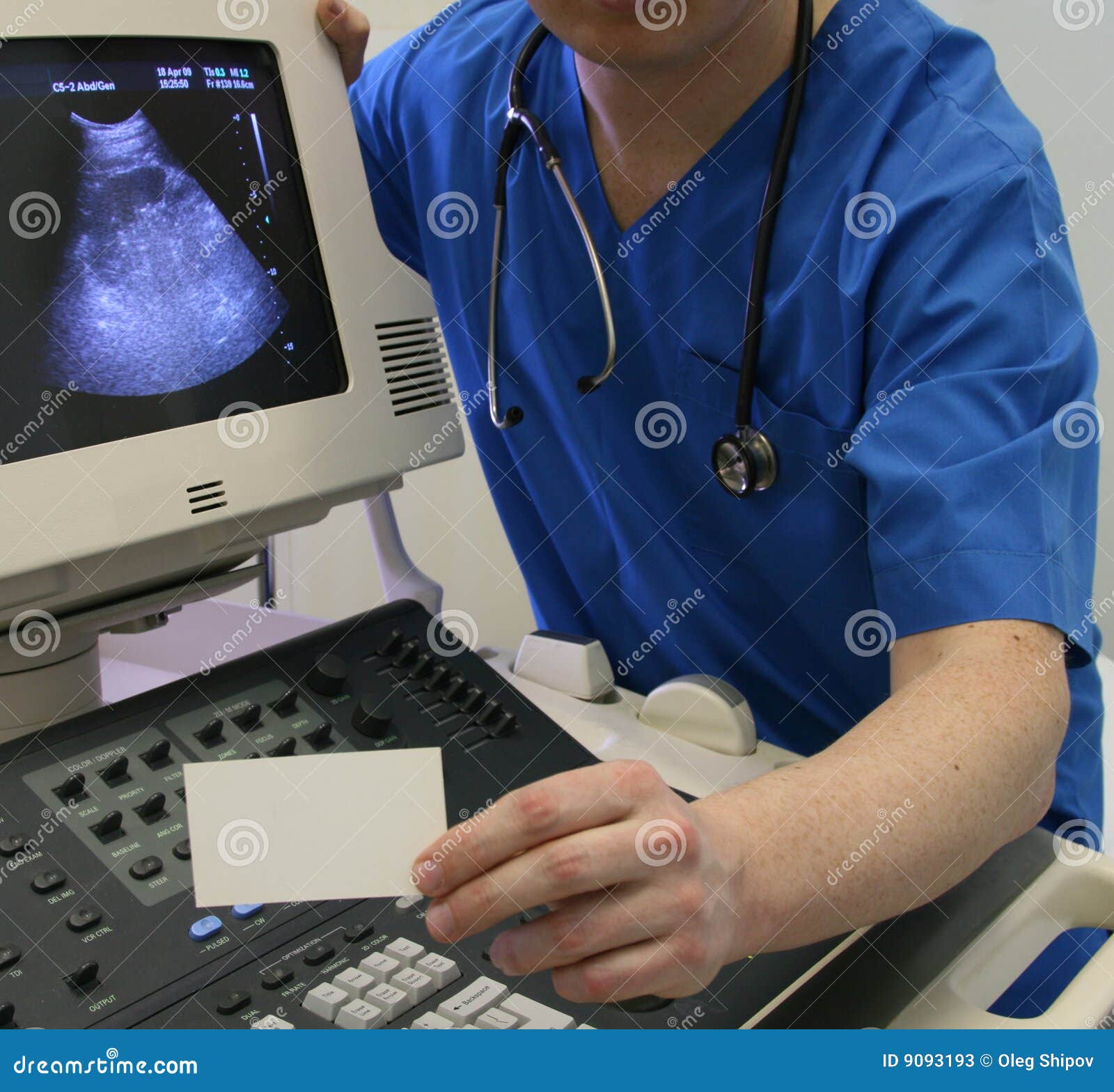 Ultrasound doctor stock image. Image of machine, concepts - 9093193