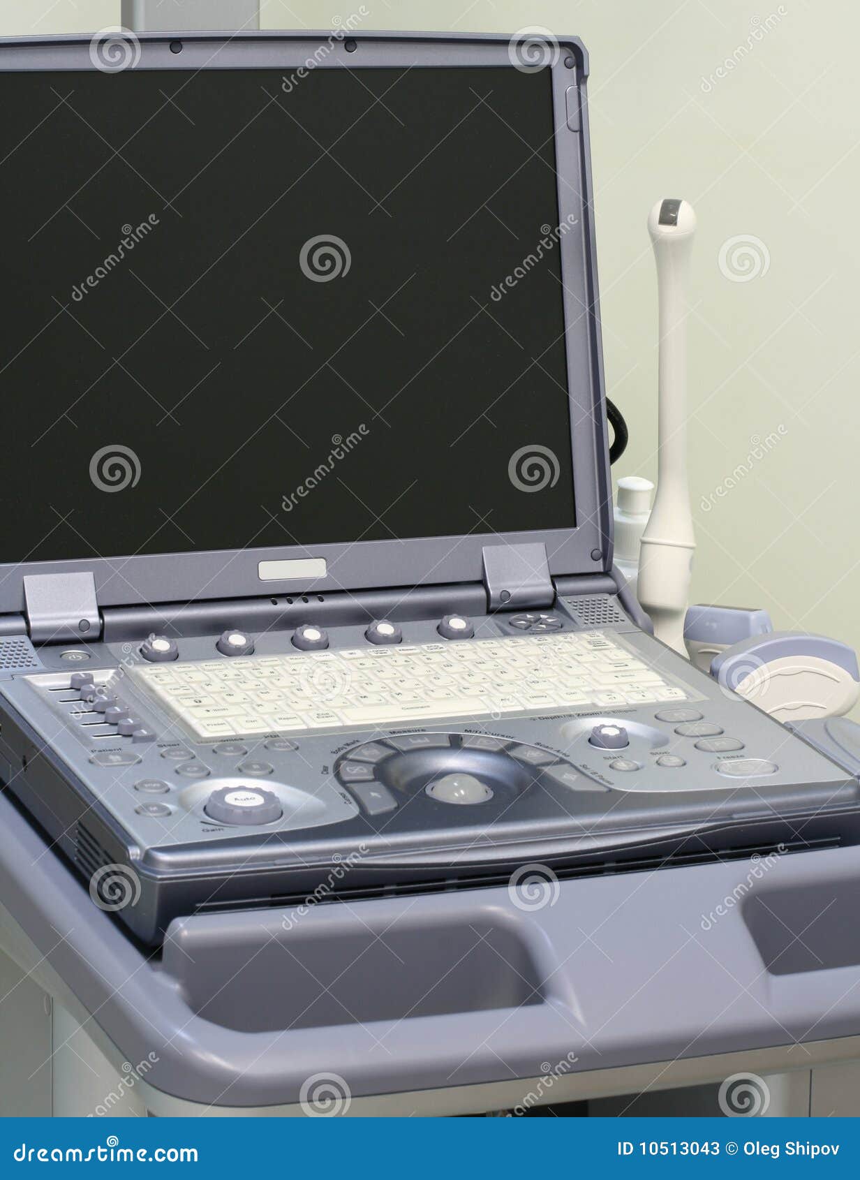 Ultrasound machine stock image. Image of space, equipment - 10513043