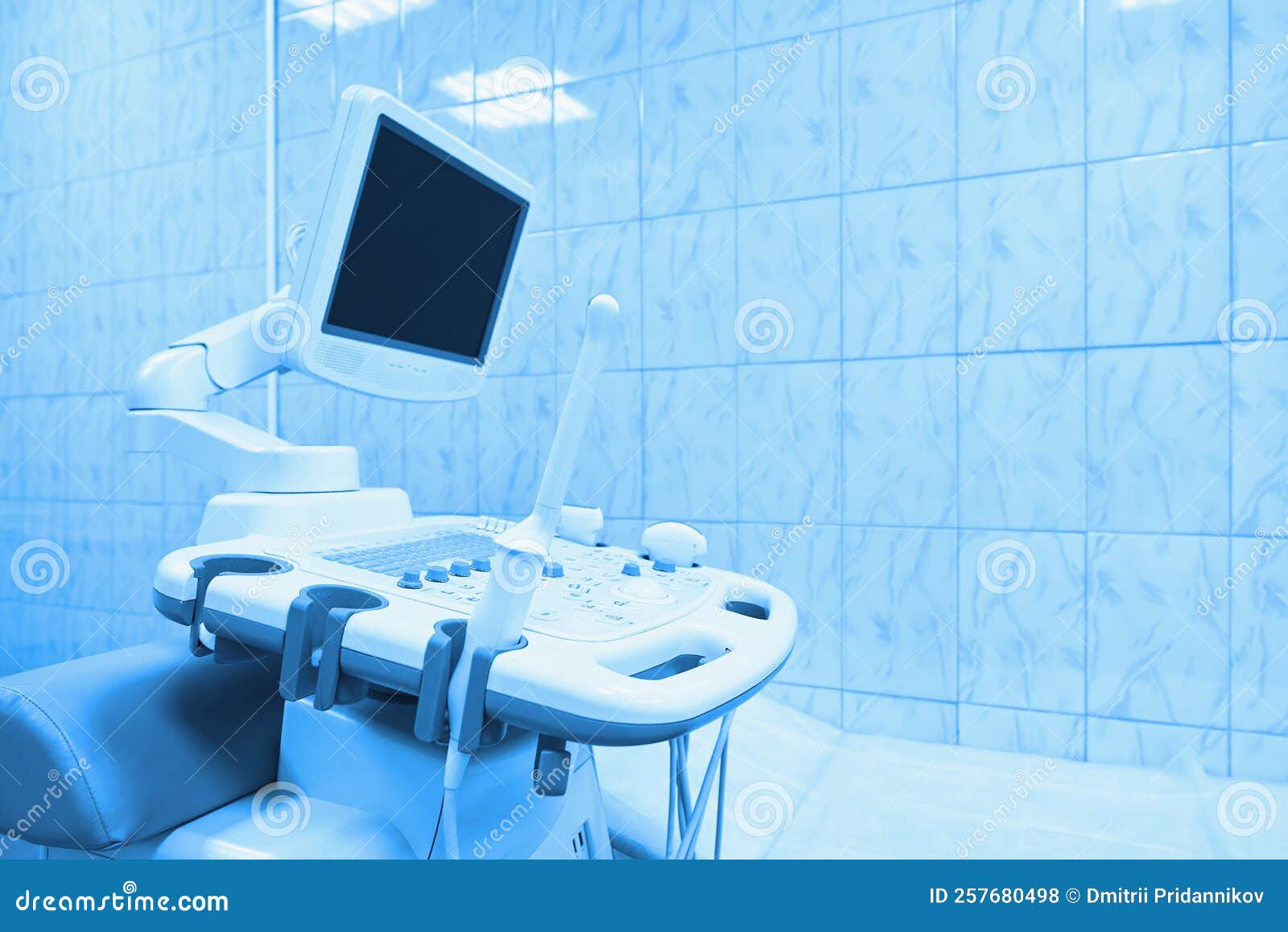 Ultrasound Machine in the Clinic for Examination Stock Photo - Image of ...