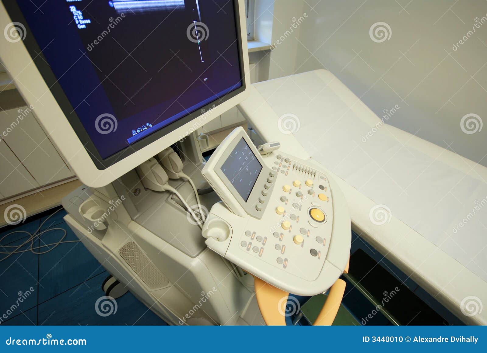 Ultrasound scanner stock photo. Image of close, human - 3440010