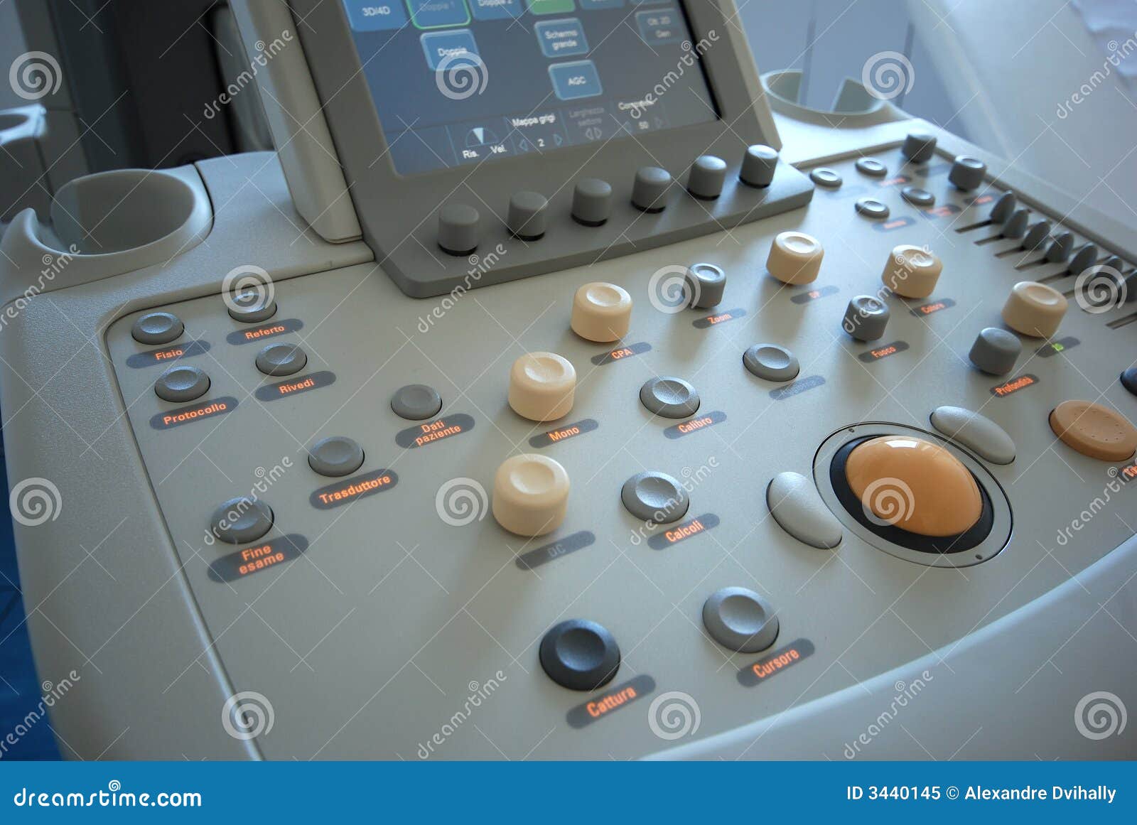 Ultrasound scanner stock image. Image of device, hospital - 3440145