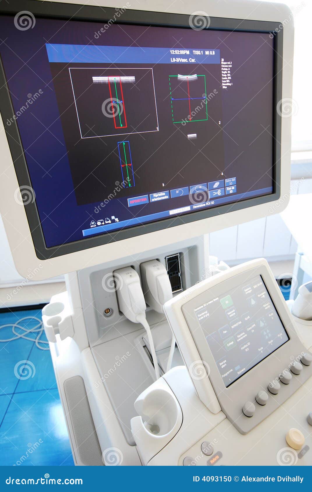 Ultrasound scanner stock photo. Image of clinic, babies - 4093150