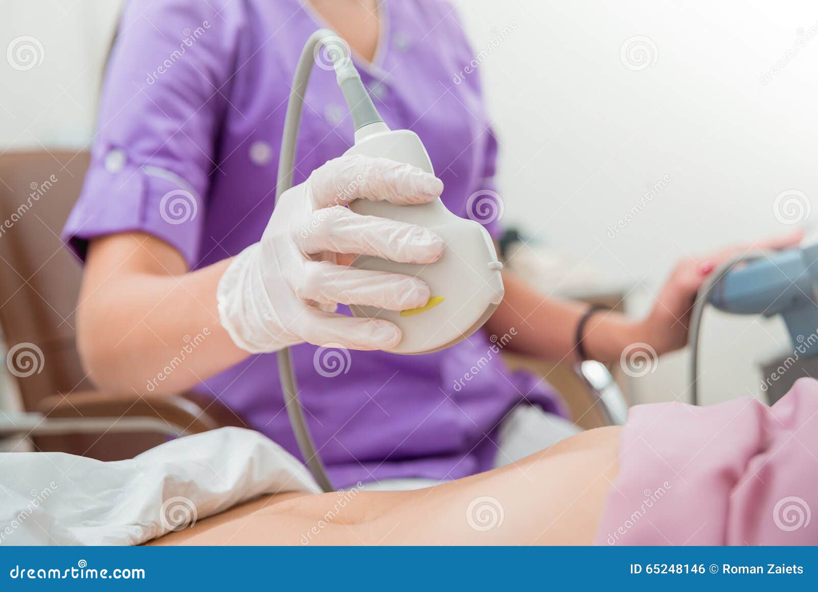 Ultrasound Scanner in the Hands Stock Photo - Image of medicine ...