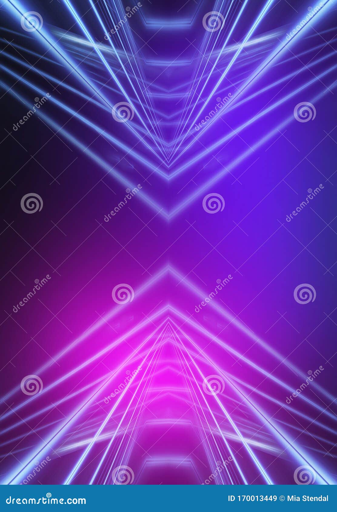 Ultraviolet Abstract Light. Light Element, Light Line. Violet and Pink ...