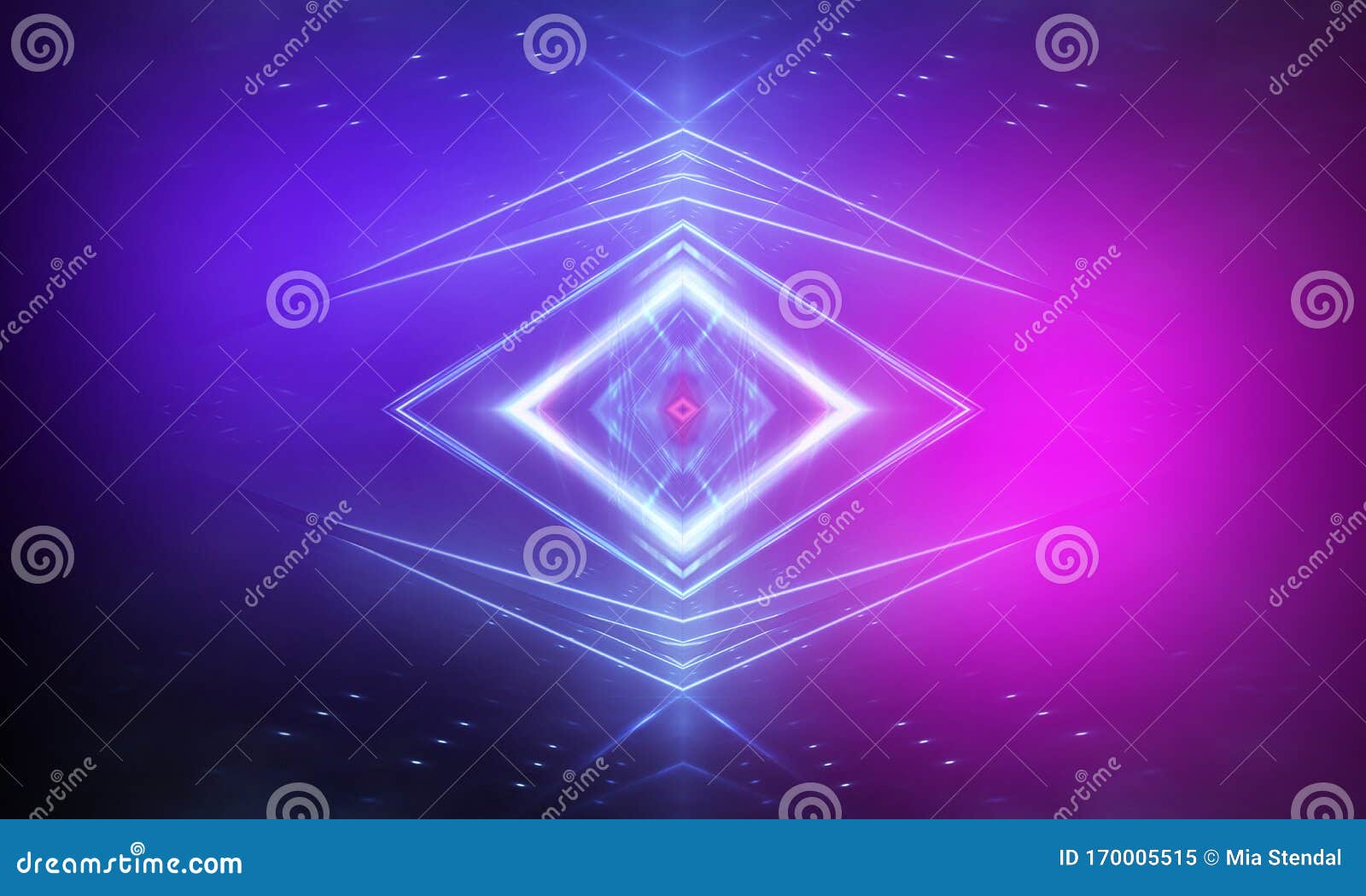 Ultraviolet Abstract Light. Light Element, Light Line. Violet and Pink ...