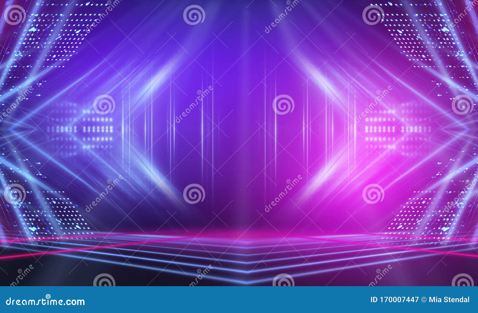Ultraviolet Abstract Futuristic Background Neon Wave Equalizers Neon ...