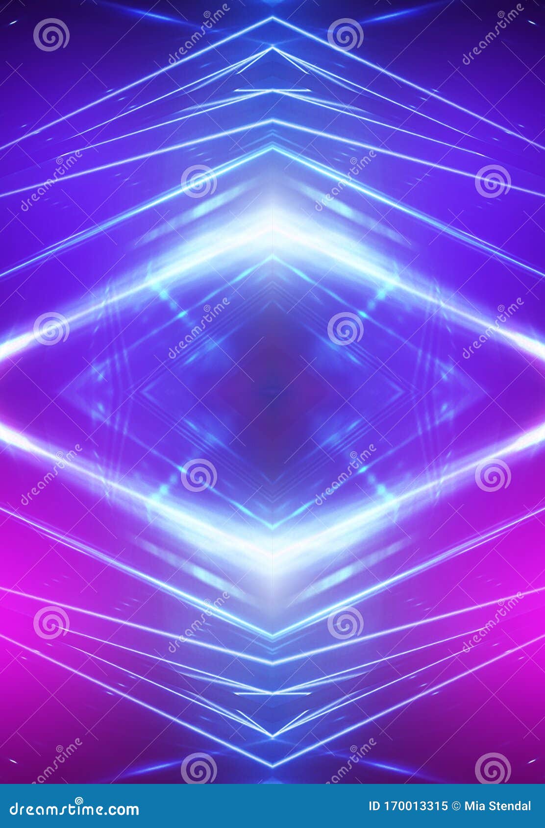 Ultraviolet Abstract Light. Light Element, Light Line. Violet and Pink ...