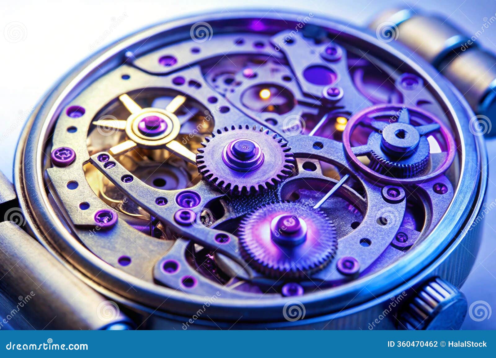 Ultraviolet Watch Mechanism: the Inner Workings of Time Stock ...