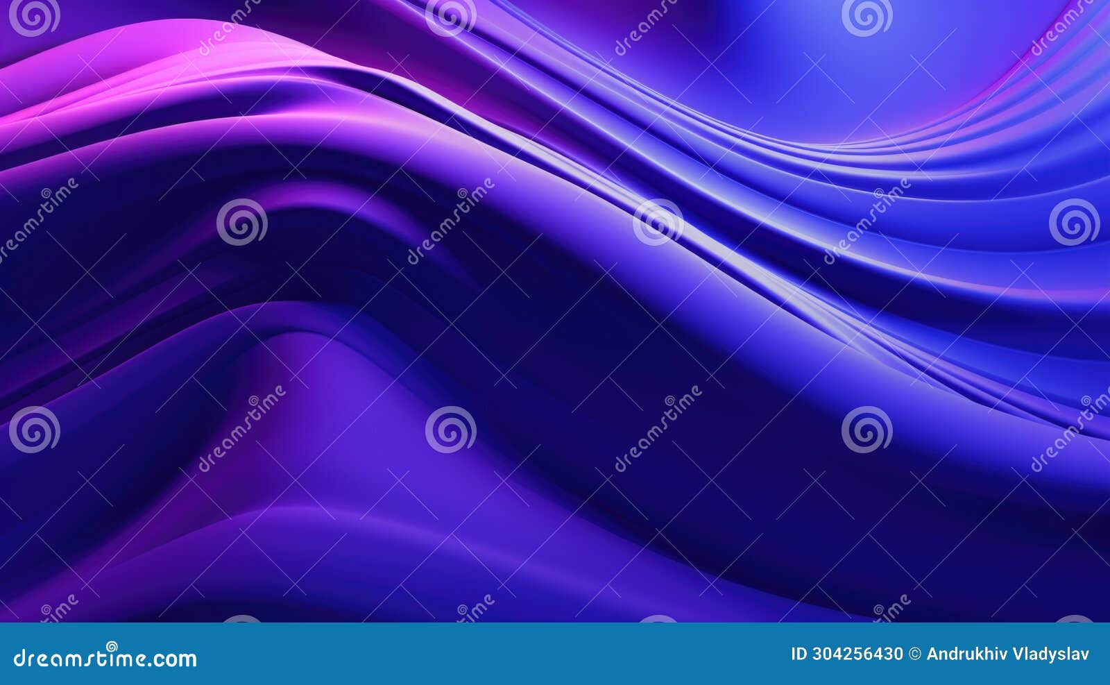 Ultraviolet Waves Background, Abstract Illustration Stock Illustration ...