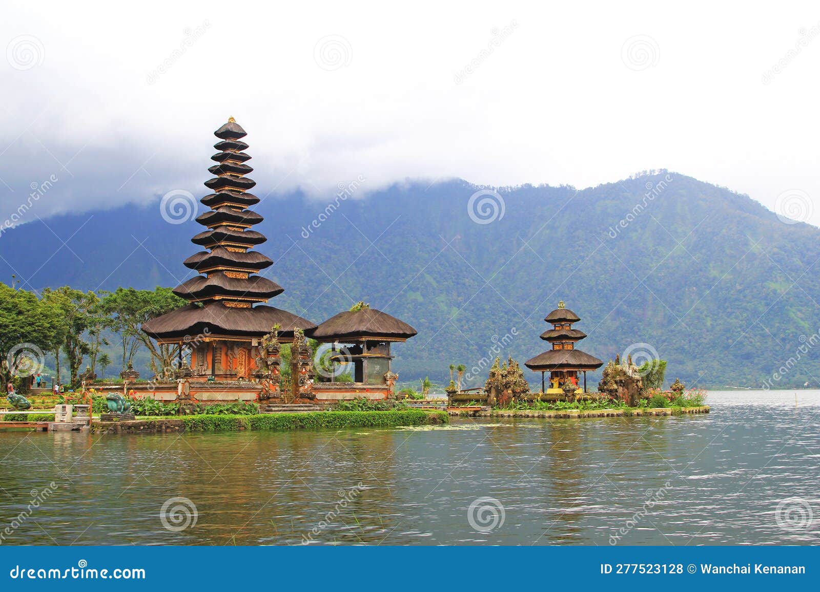 Pura Bratan, Bali, Indonesia. Ancient Balinese Water Temple Royalty ...