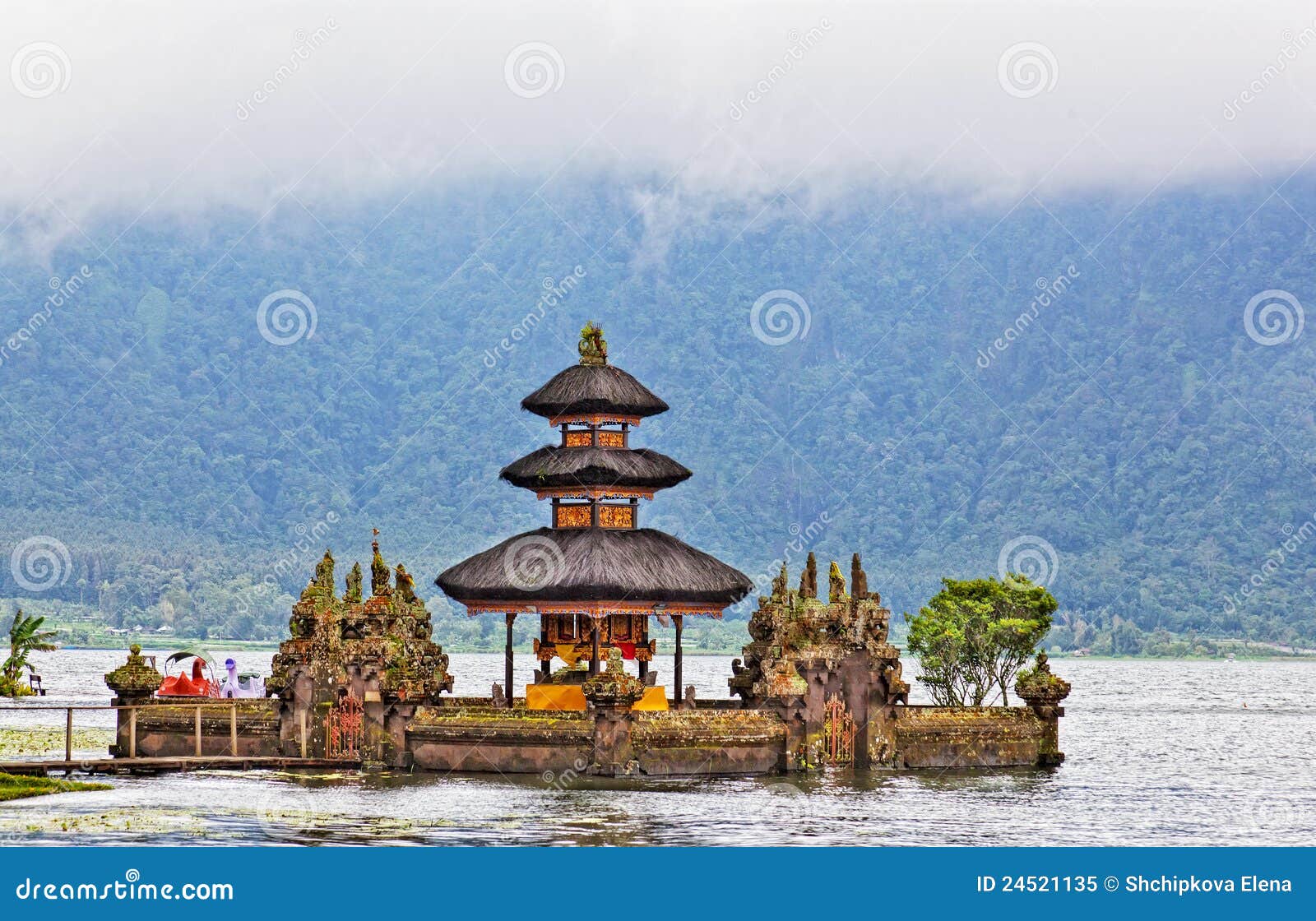 Ulun Danu temple stock image. Image of danu, attraction - 24521135