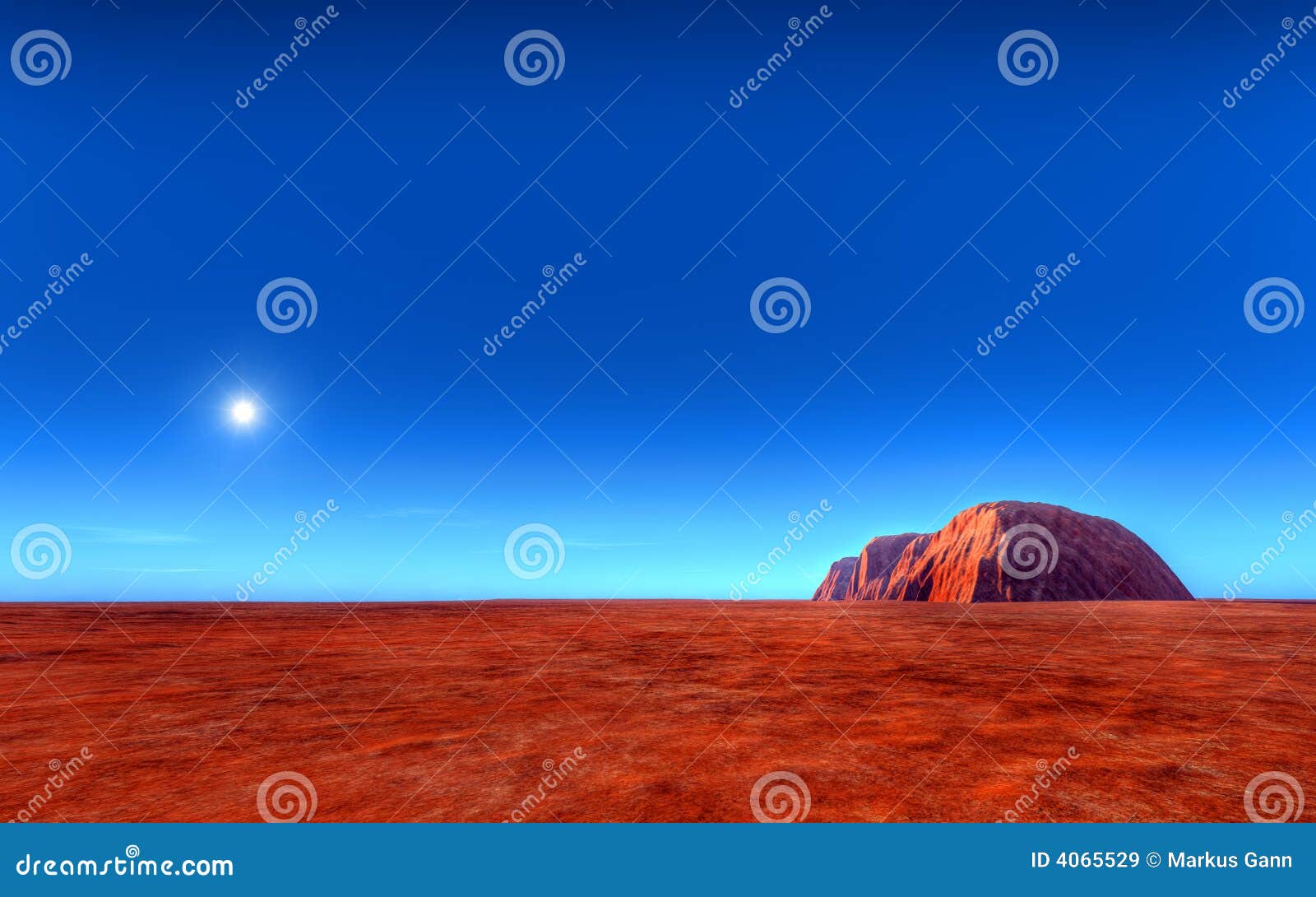 Uluru, Ayers Rock. Australian Mountain. Brown Rock. National Landmark ...