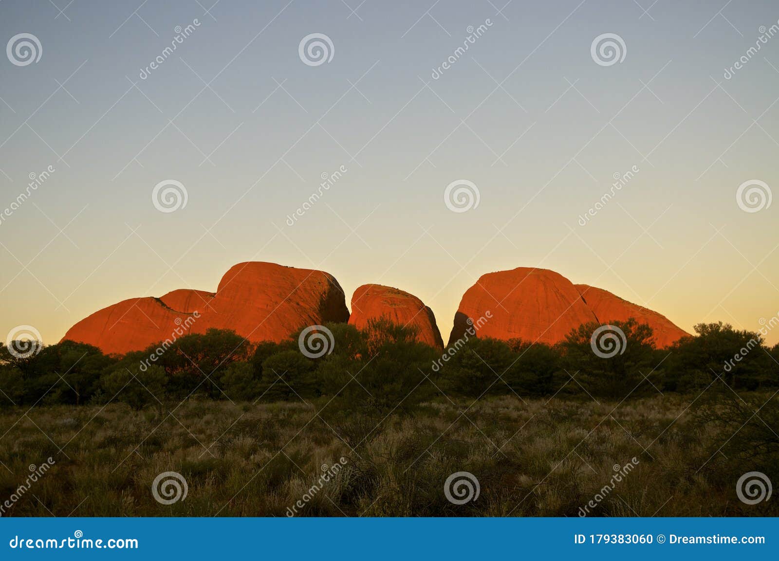 Uluru Ayers Rock Australia Ayers Rock, Uluru, Glowing in Evening Sun ...