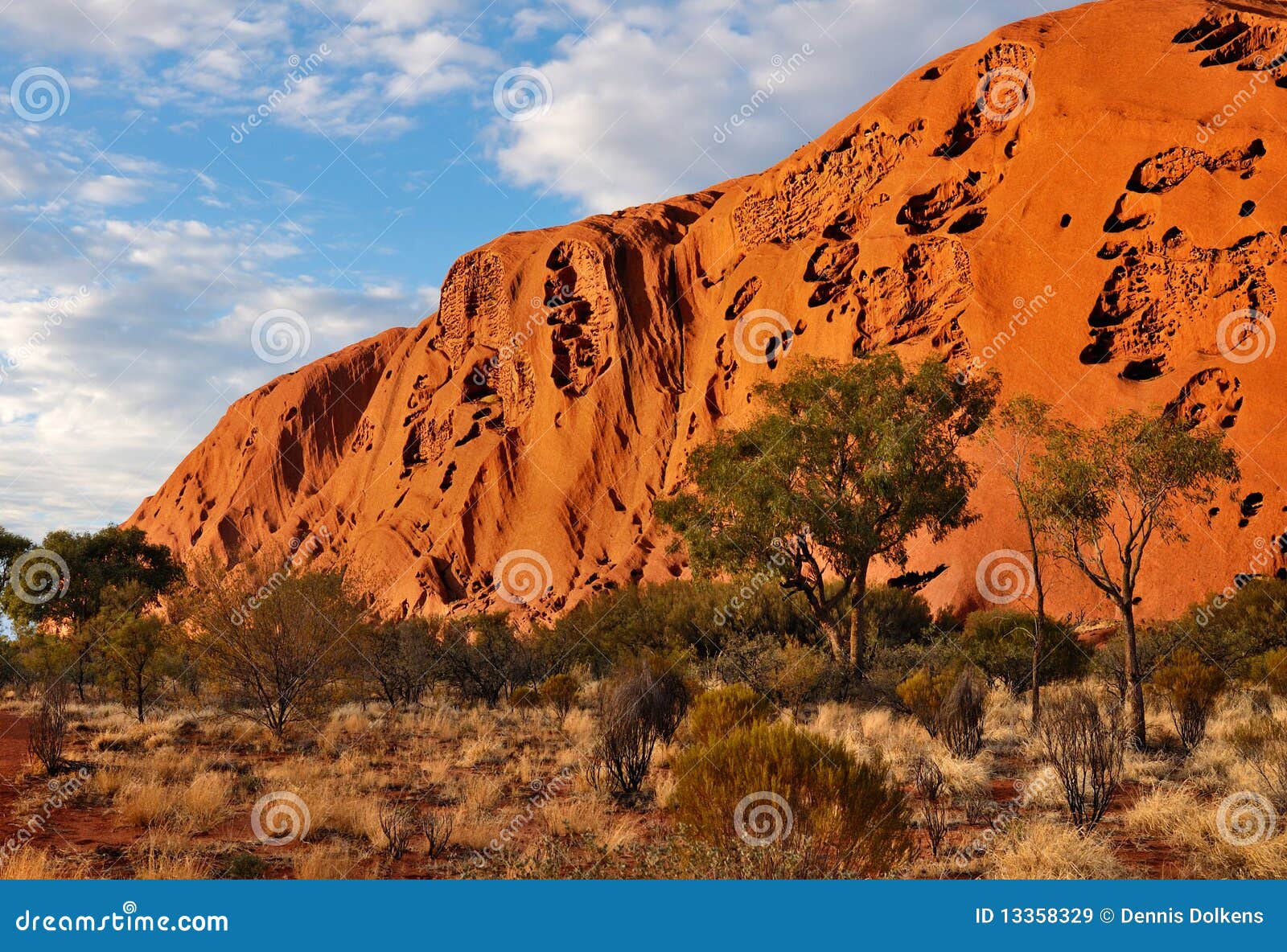 Uluru (Ayers Rock) in the Morning Editorial Stock Image - Image of ...