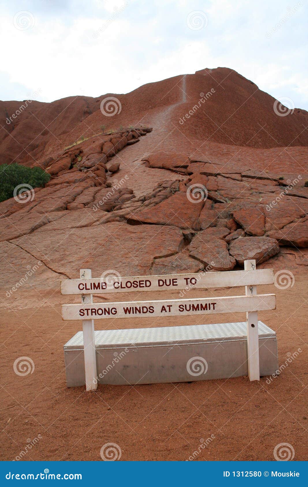 Uluru Climb Closed editorial image. Image of australia - 1312580