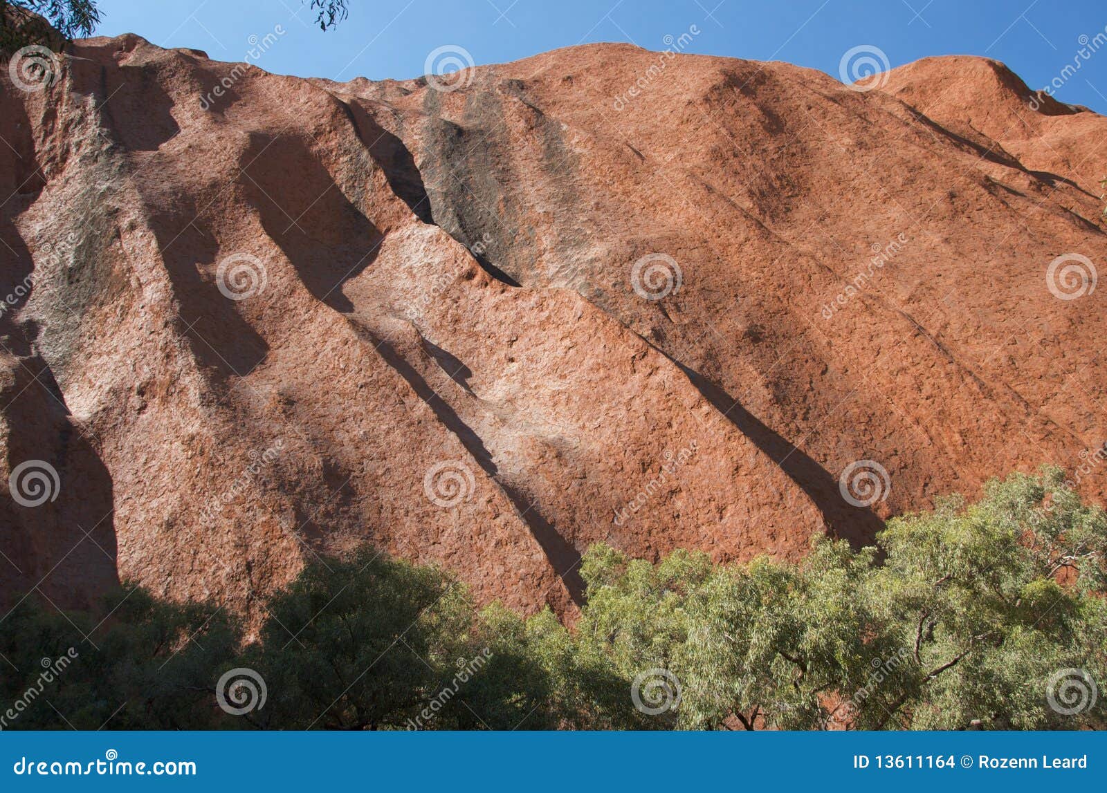 Uluru close up editorial stock image. Image of landmark - 13611164