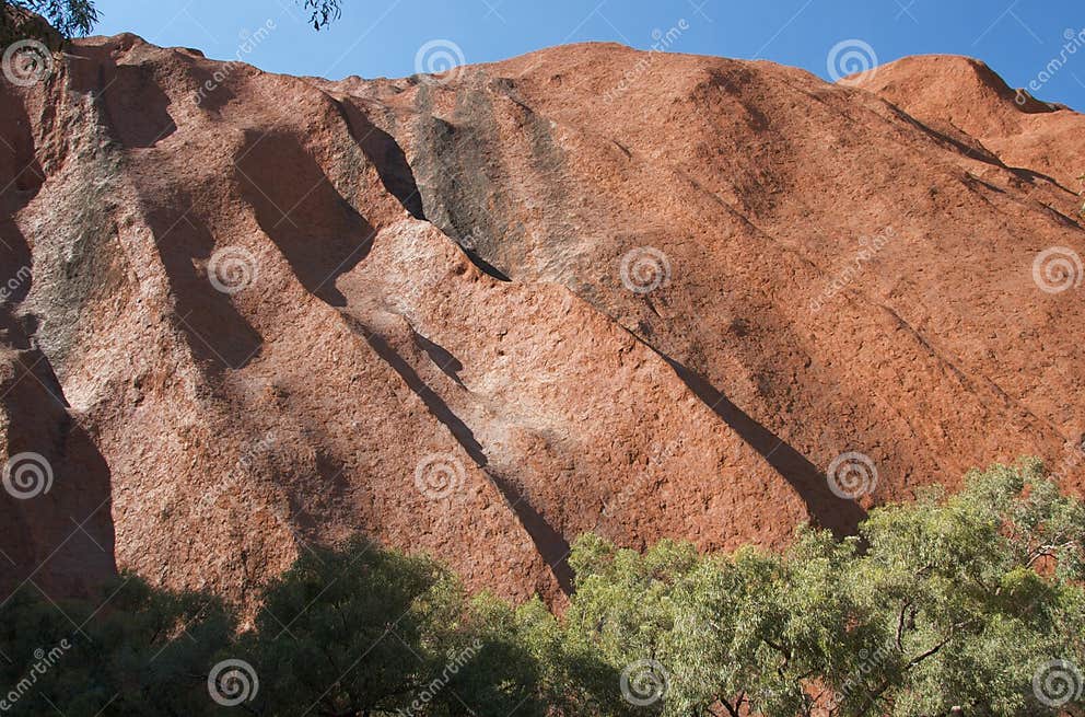 Uluru close up editorial stock image. Image of landmark - 13611164